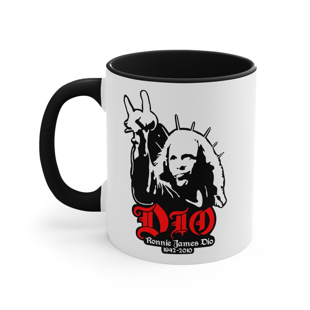 Ronnie James Dio, Heavy Metal God, Dio Gift Accent Coffee Mug, 11oz - Etsy