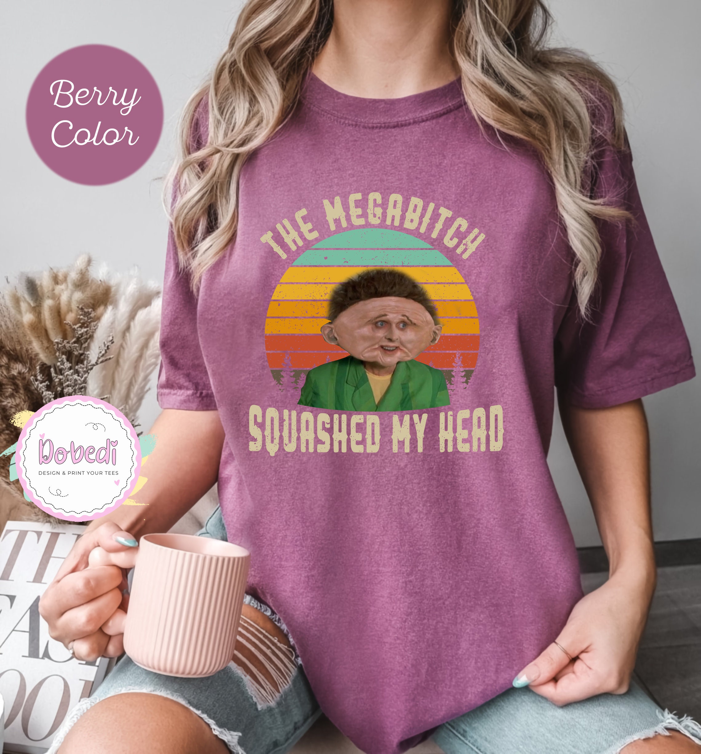 Squashed My Head T-shirt, Drop Dead Fred Comfort Colors Shirt, Vintage ...