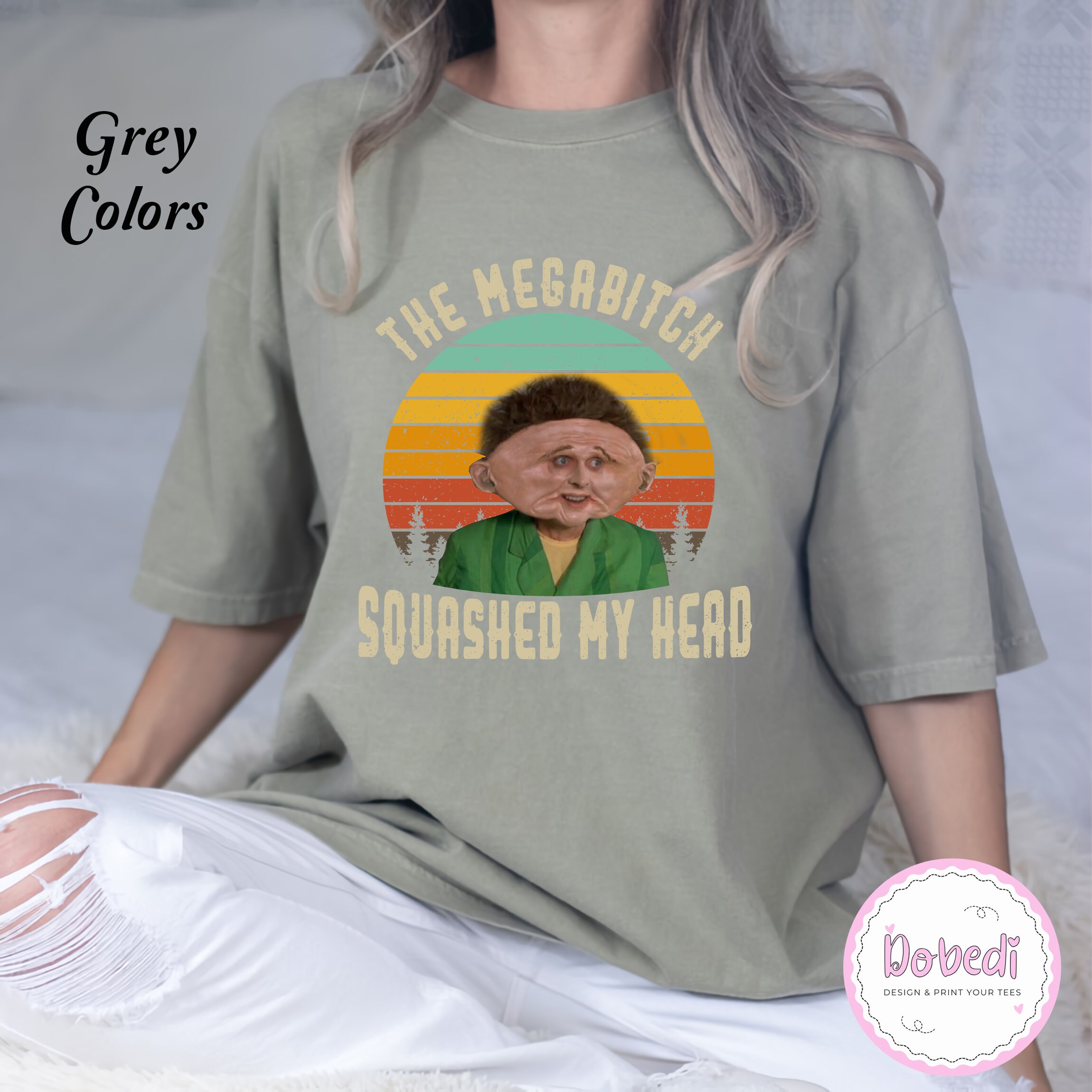 Squashed My Head T-shirt, Drop Dead Fred Comfort Colors Shirt, Vintage ...
