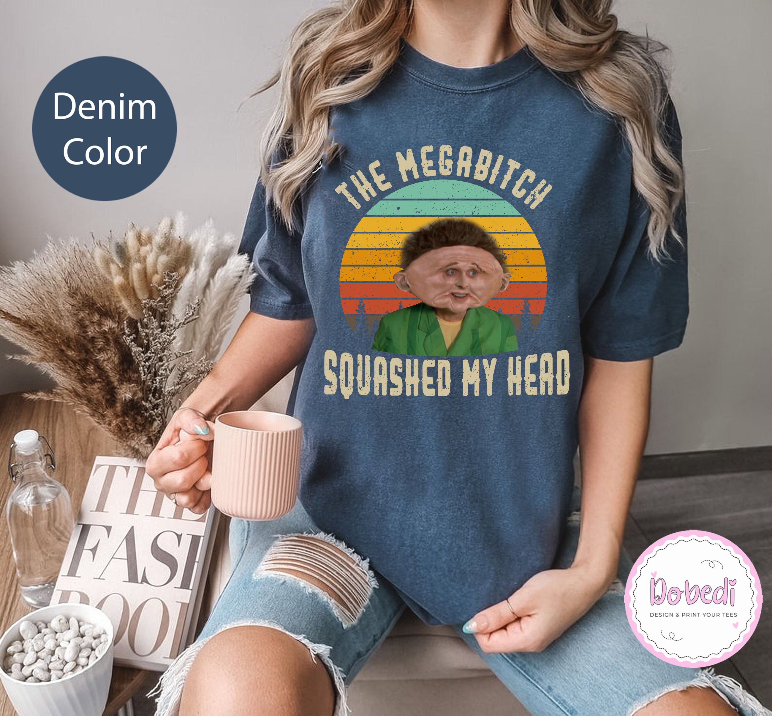 Squashed My Head T-shirt, Drop Dead Fred Comfort Colors Shirt, Vintage ...