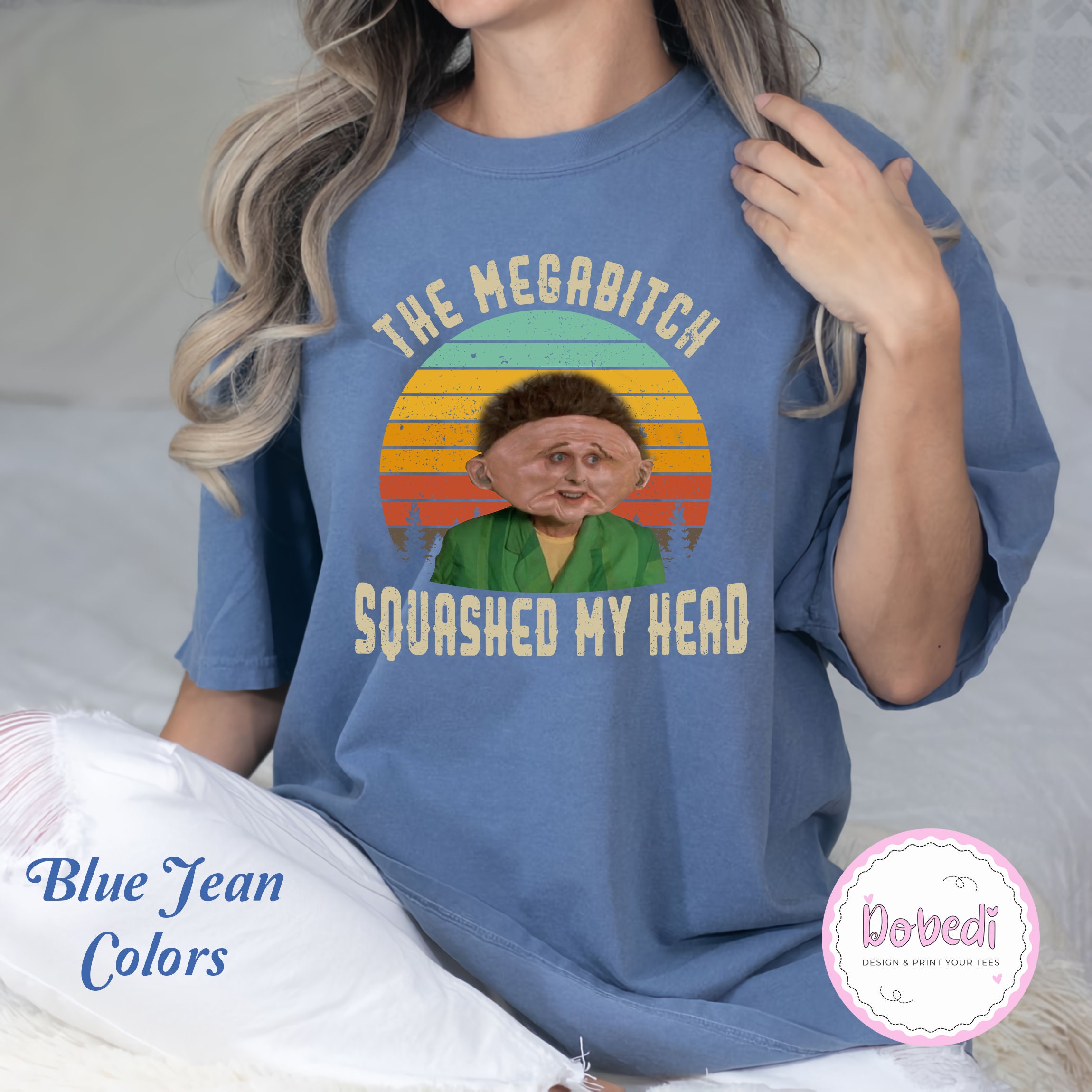 Squashed My Head T-shirt, Drop Dead Fred Comfort Colors Shirt, Vintage ...