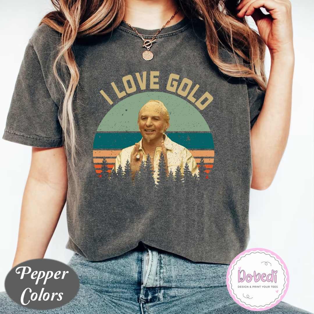 Goldmember Shirt, I Love Gold Vintage Comfort Colors T-shirt, Movies ...