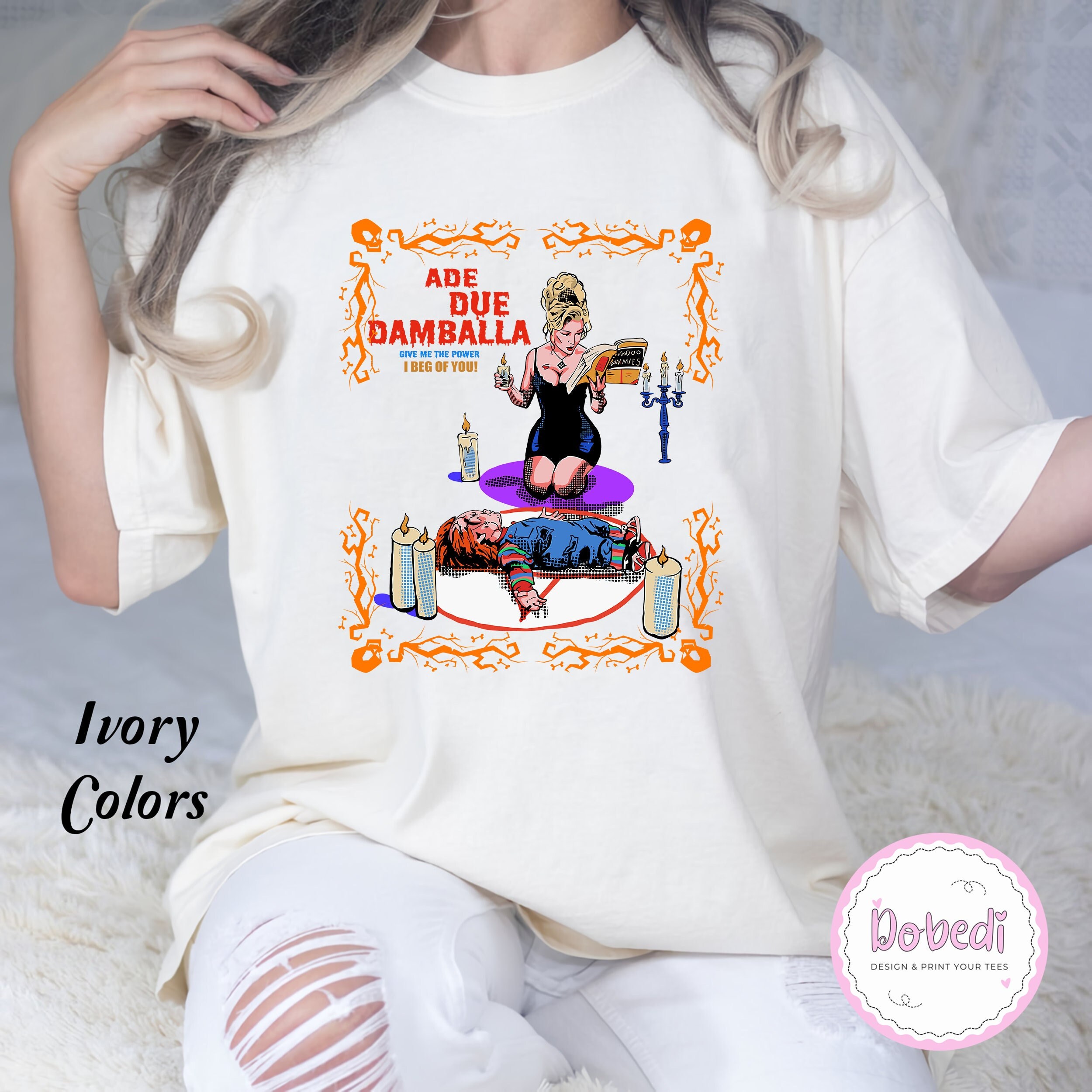 Ade Due Damballa Bride of Chucky Essential Comfort Colors - Etsy