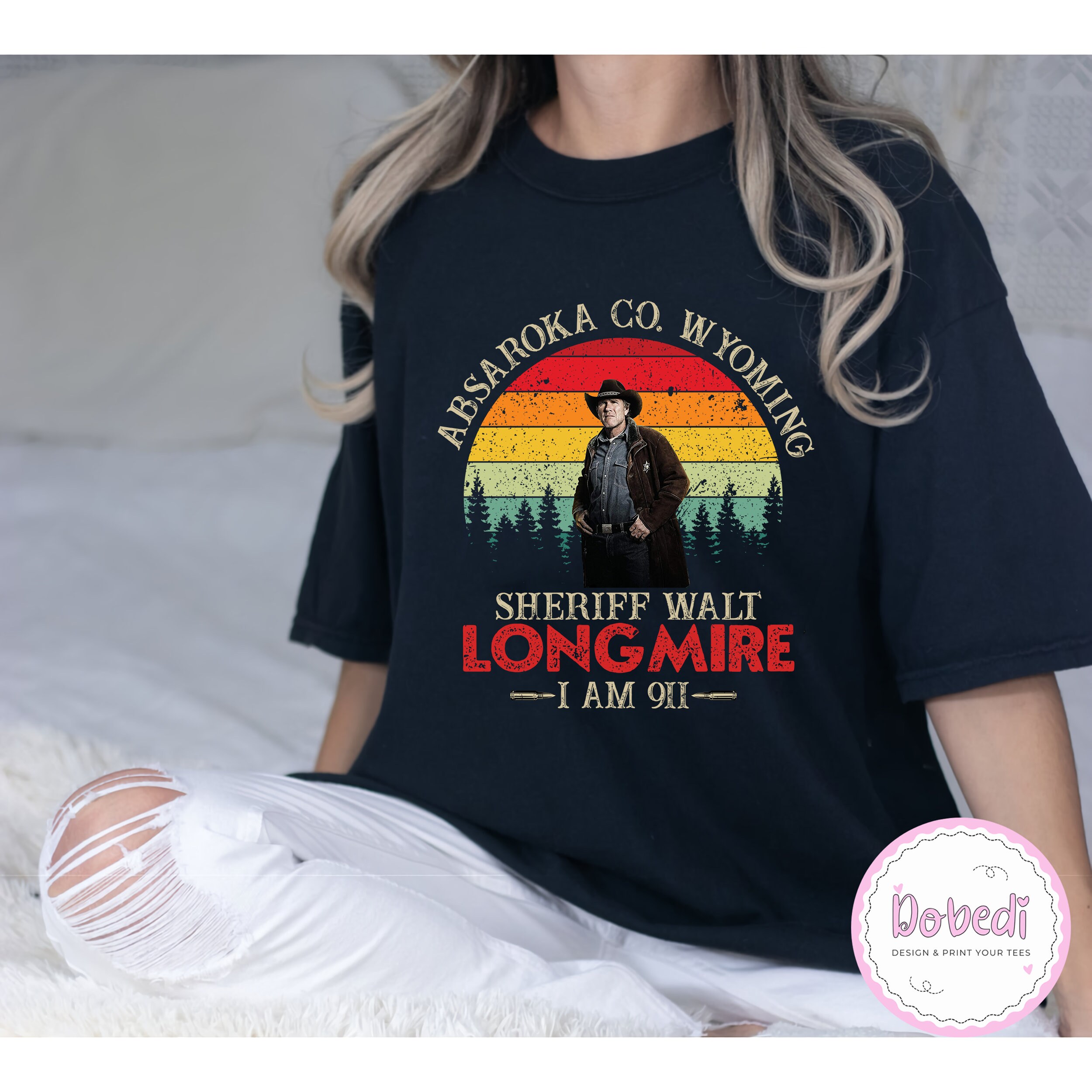 Walt Longmire Shirt, Craig Allen Johnson Vintage Comfort Colors T-shirt ...