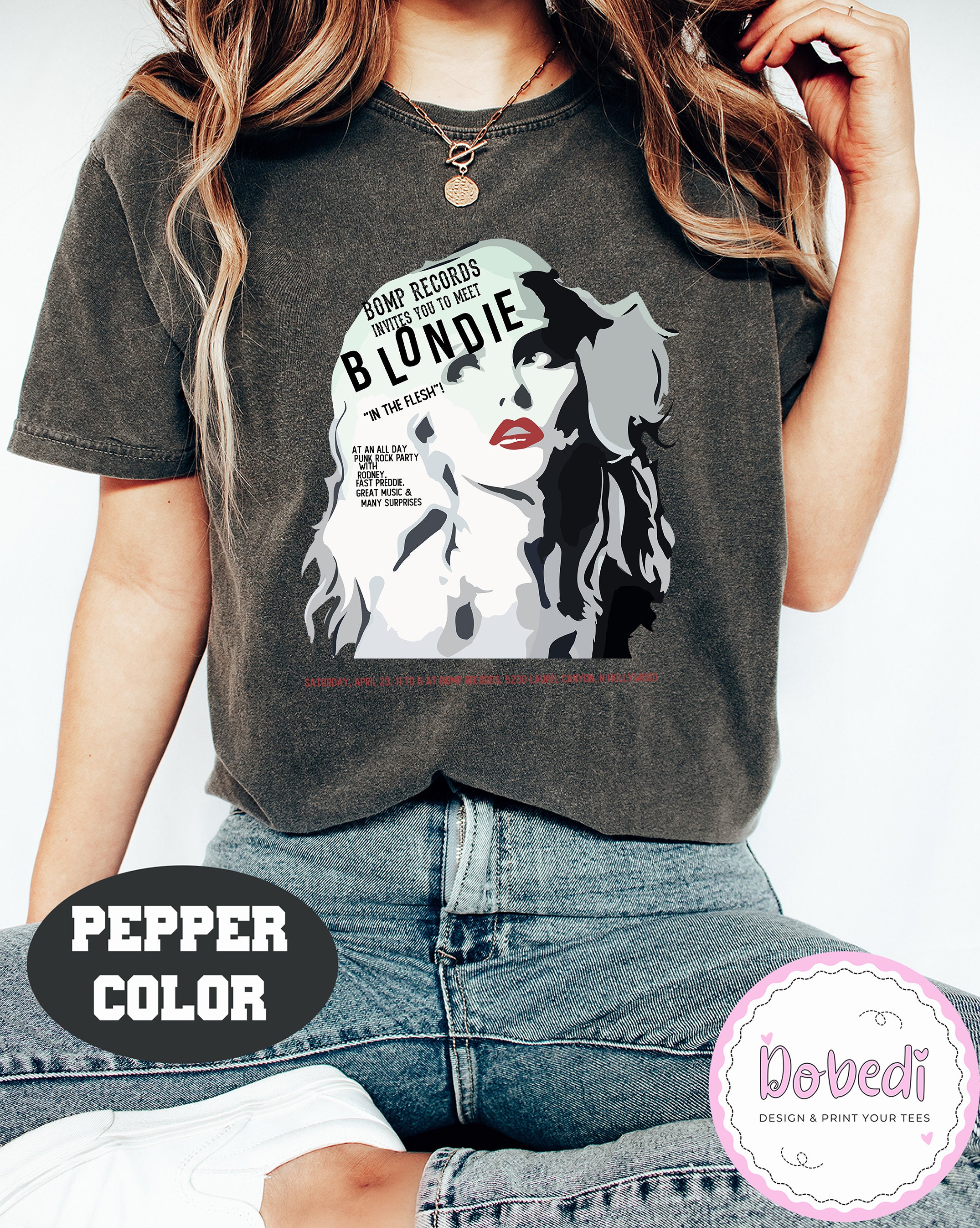 Vintage Blondie Debbie Harry Comfort Colors T-shirt, Debbie Harry Shirt ...