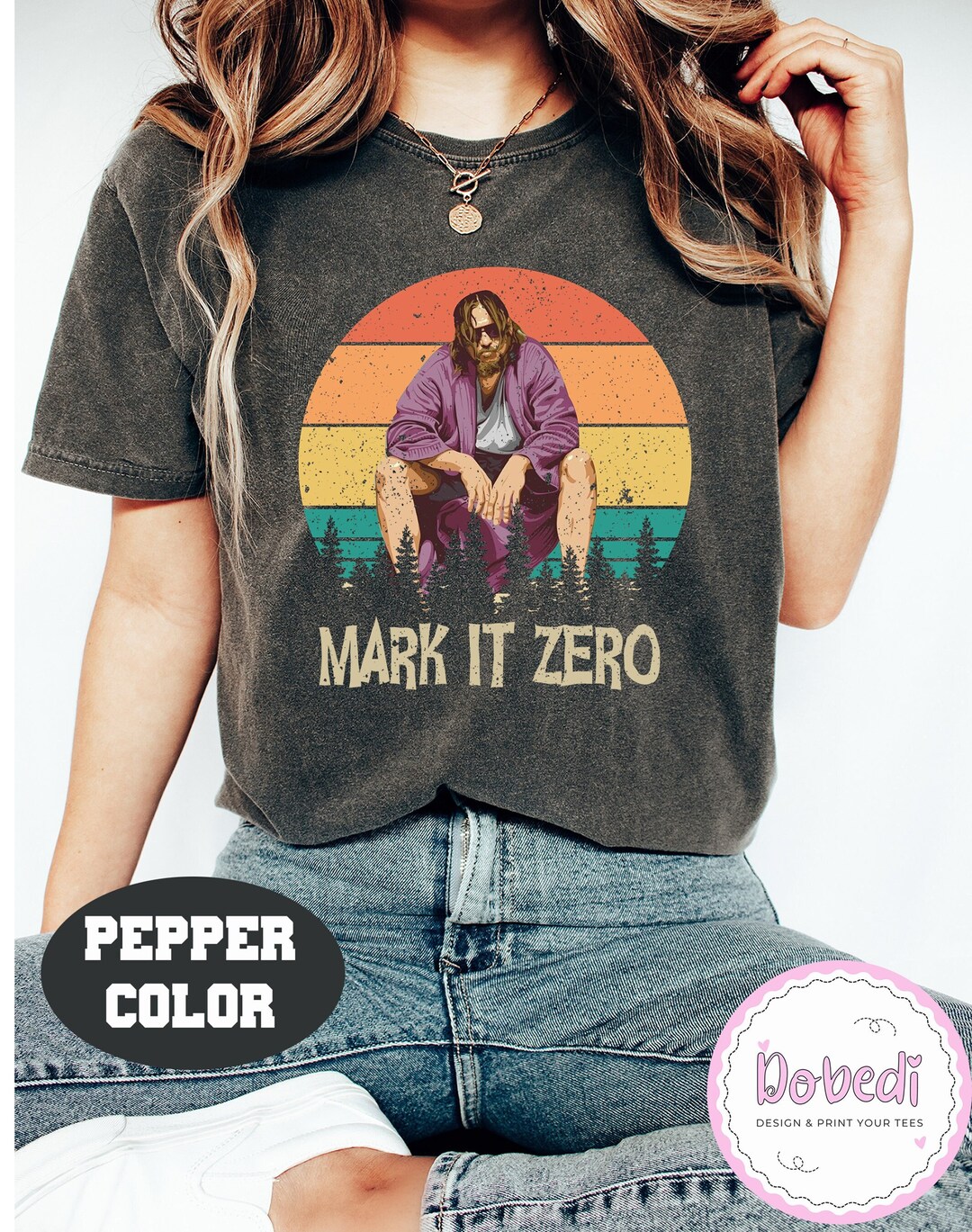 Mark It Zero Retro Vintage Comfort Colors T-shirt, Walter Sobchak T-shirt, the Big Lebowski T ...