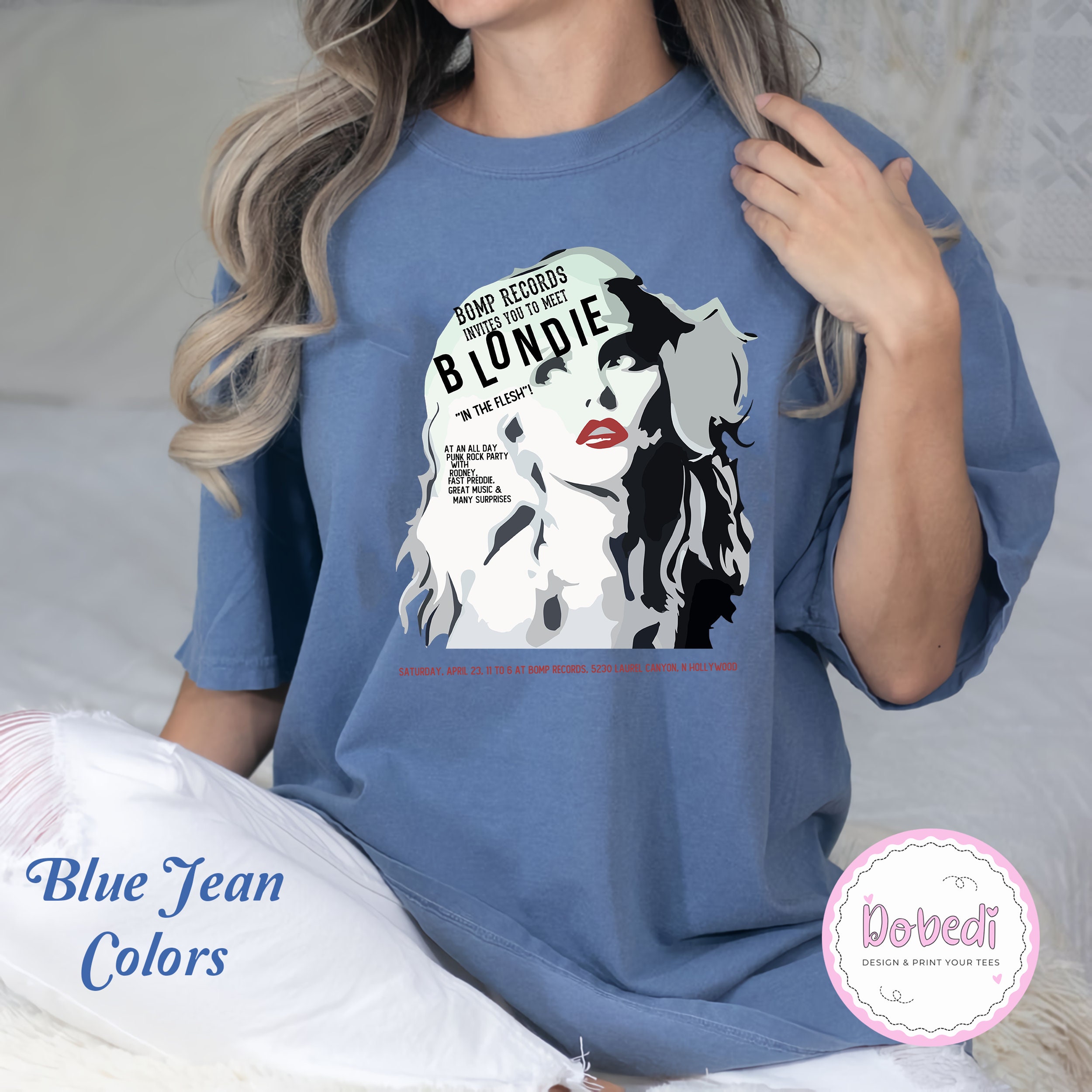 Vintage Blondie Debbie Harry Comfort Colors T-shirt, Debbie Harry Shirt ...