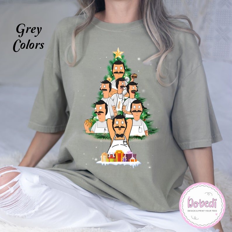Bob Belcher Christmas Tree Retro Vintage Comfort Colors Shirt, Funny ...