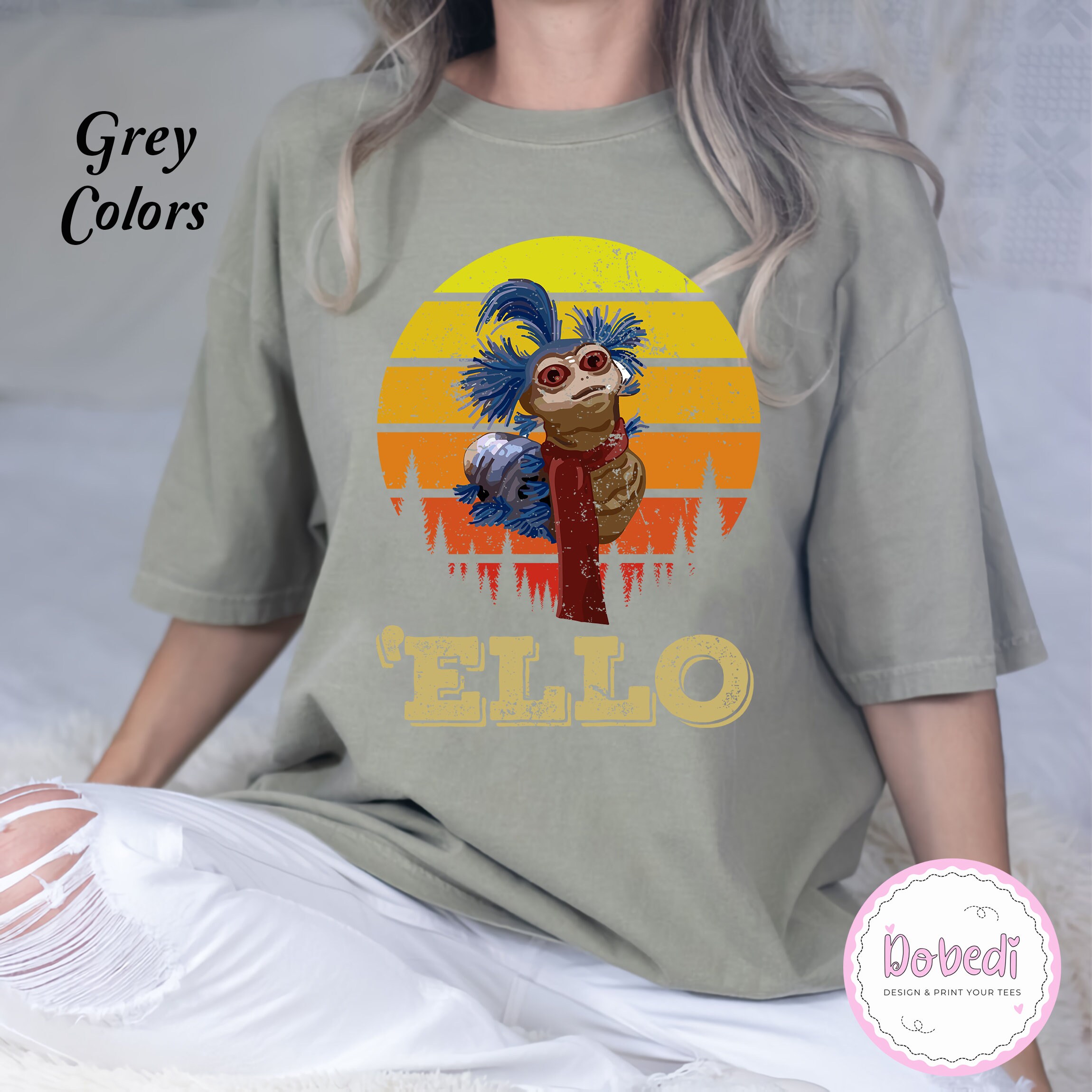 Ello Worm Labyrinth Vintage Comfort Colors T-shirt, Labyrinth Shirt ...