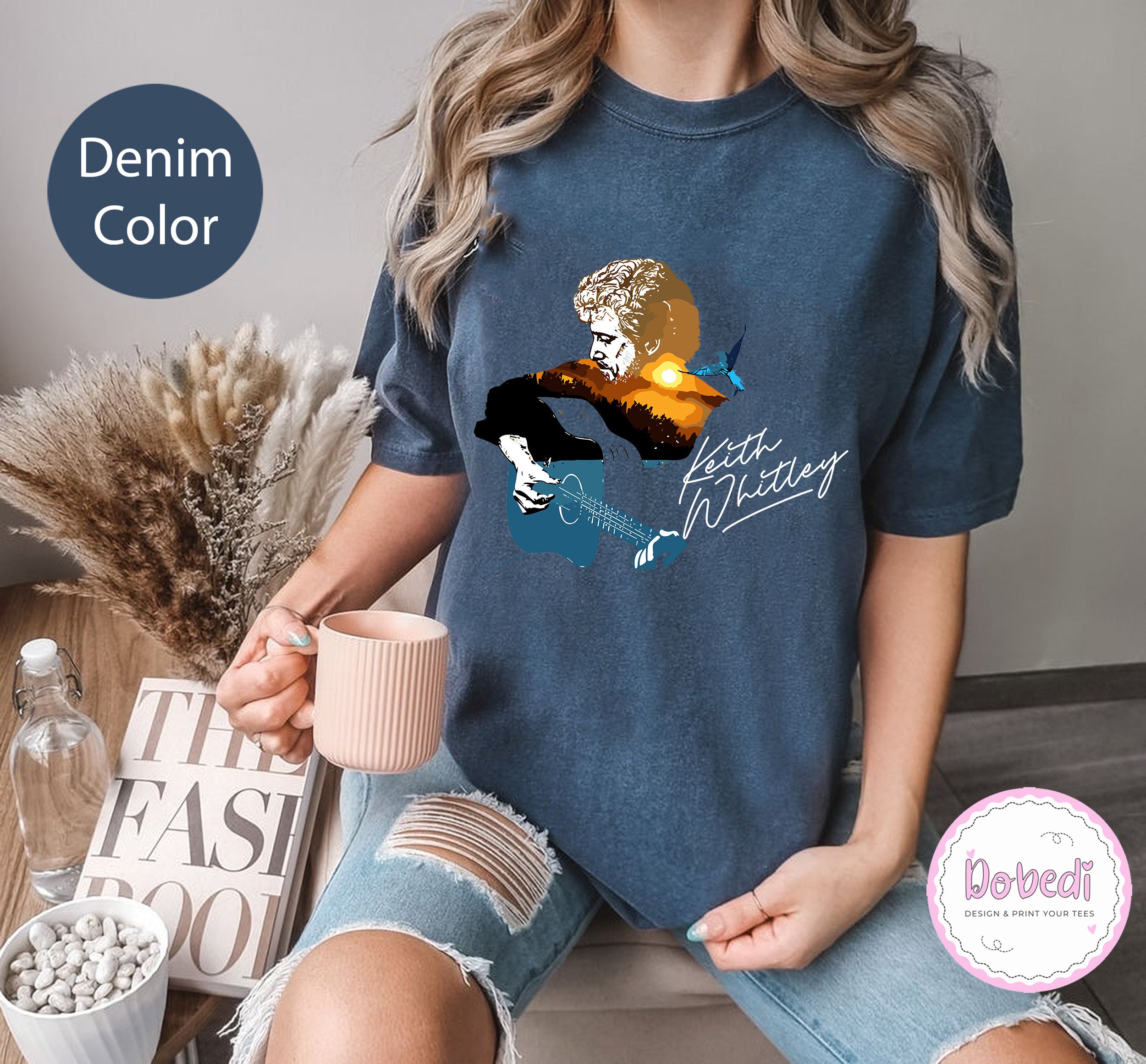 Country Music Keith Whitley Sandy Comfort Colors T-shirt, Keith Whitley ...