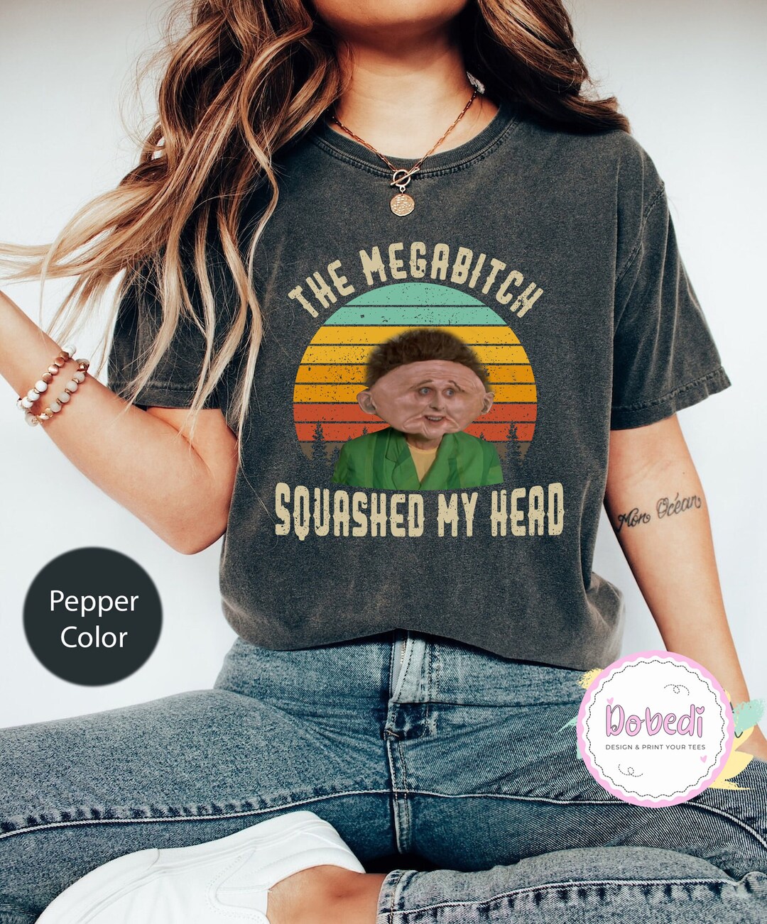 Squashed My Head T-shirt, Drop Dead Fred Comfort Colors Shirt, Vintage ...
