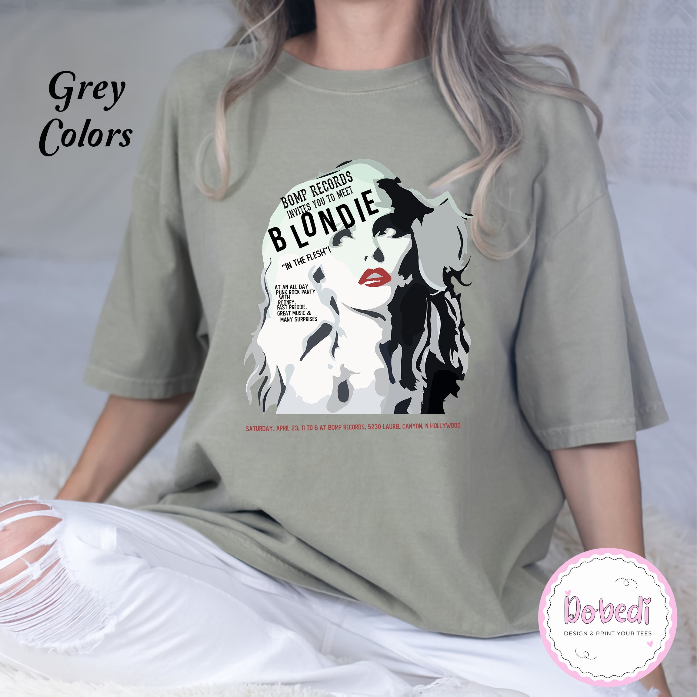 Vintage Blondie Debbie Harry Comfort Colors T-shirt, Debbie Harry Shirt ...