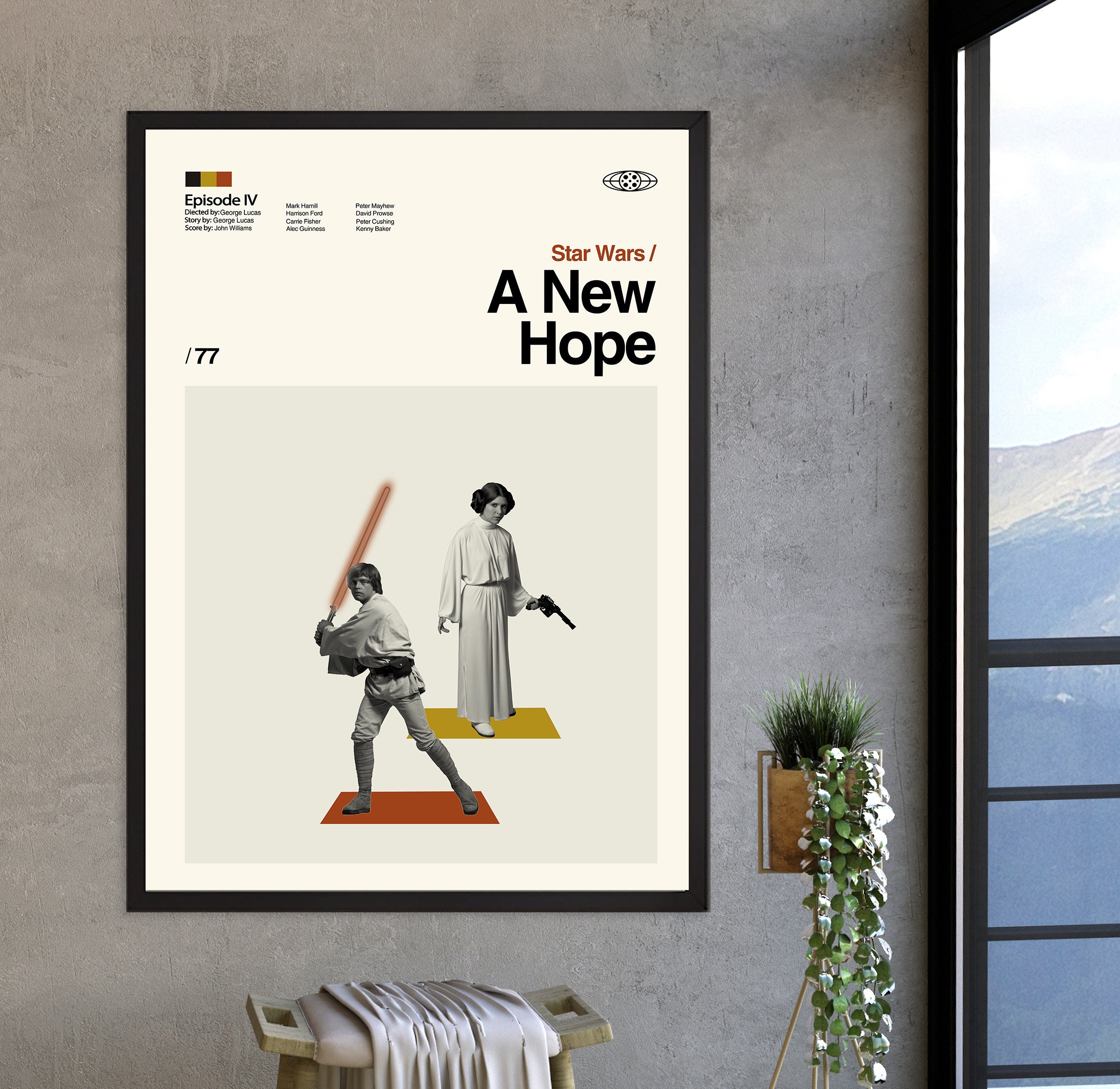 A New Hope Poster, Star Wars Movie Poster sold by Weasel Ric Olié | SKU ...