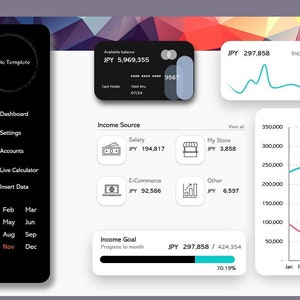 Personal Finance Excel Template - Etsy