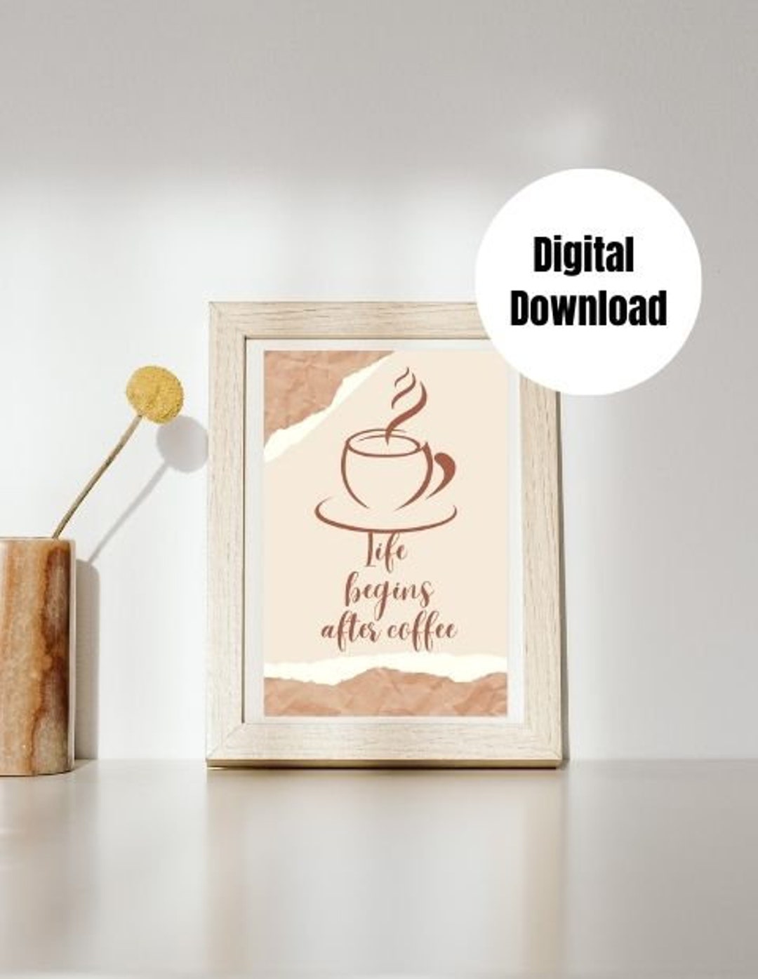 Coffee Shop Wall Art ,art Print, Printable Wall Art for Kitchen, Wall ...