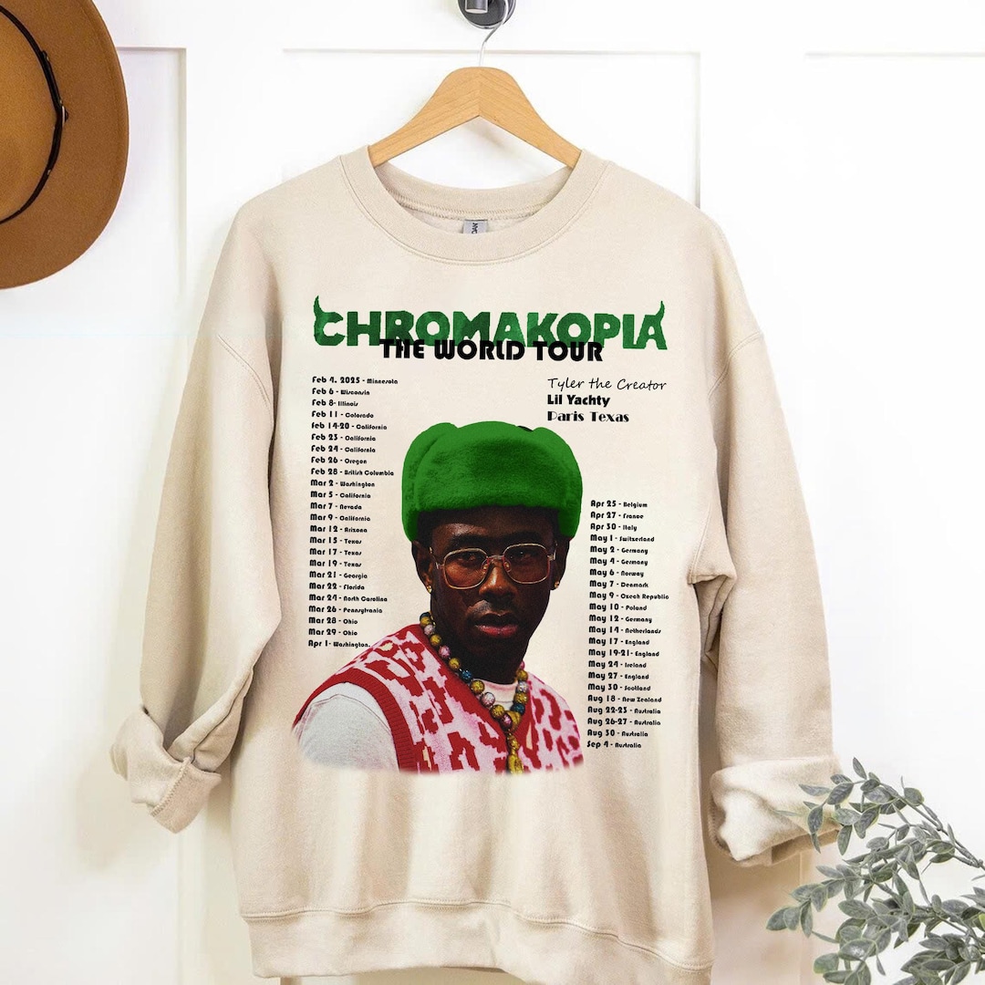 Chromakopia Tour Png, Tyler the Creator Hip Hop Graphic Design, Y2K Rap ...