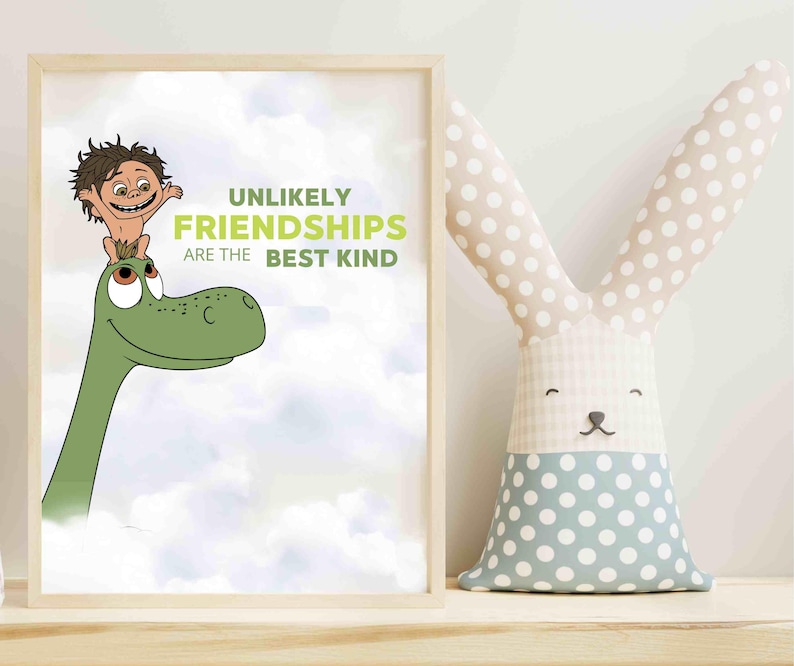 Arlo and Spot Print: the Good Dinosaur Kids Wall Art (digital Download ...