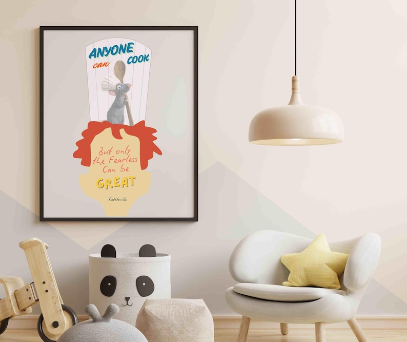 Ratatouille Wall Art Ratatouille Print Ratatouille Poster Nursery Art ...