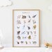 Animal Alphabet, PRINTTABLE WALL ART, Classroom Decor, Education Art ...