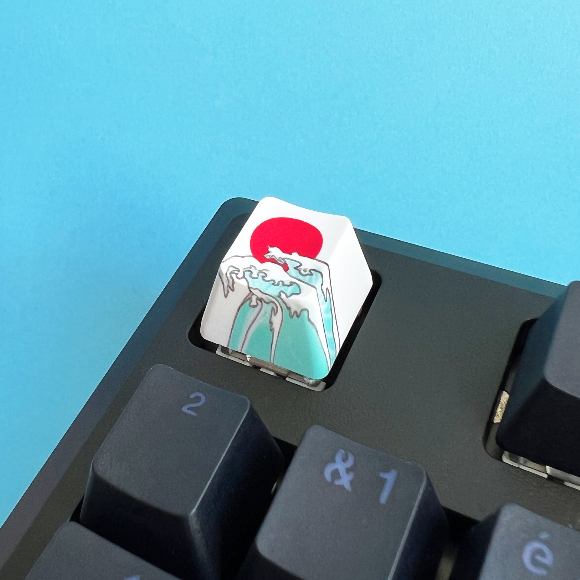 Japanese Ocean Keyboard Keycaps Set for Mechanical Custom - Etsy