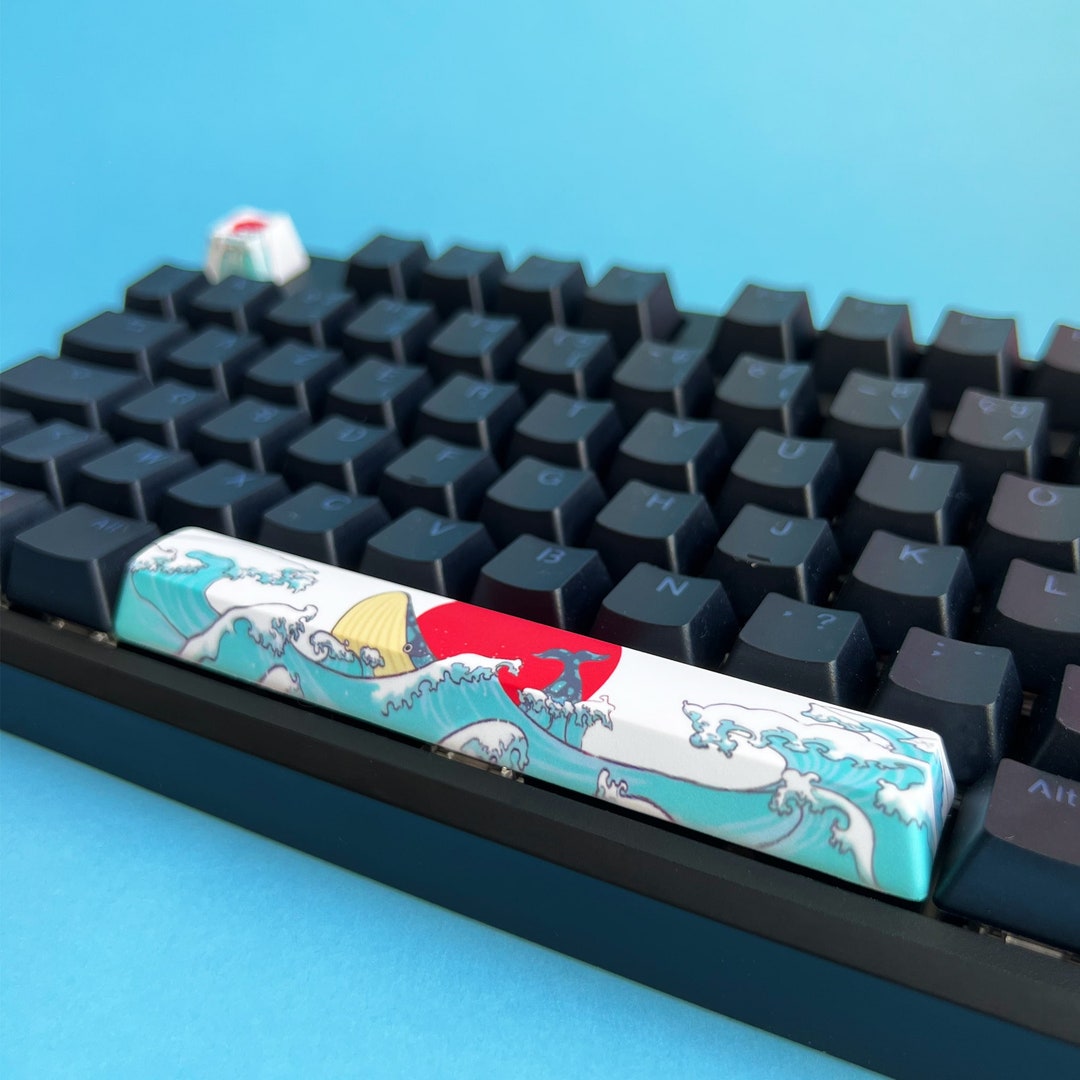 Japanese Ocean Keyboard Keycaps Set for Mechanical Custom - Etsy