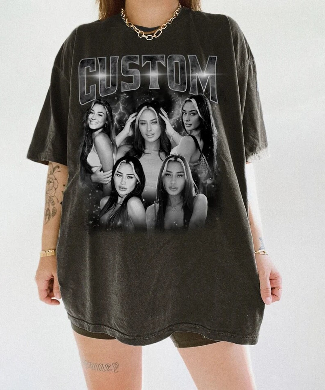 Custom Bootleg Rap Tee Custom Photo Vintage Graphic 90s - Etsy