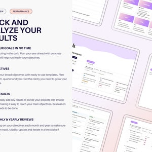 Marketing Notion Template Planner Dashboard | Content | Performance ...