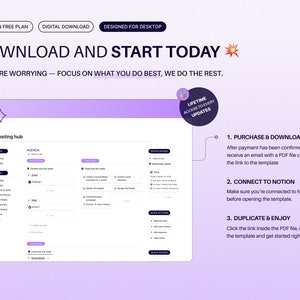 Marketing Notion Template Planner Dashboard | Content | Performance ...