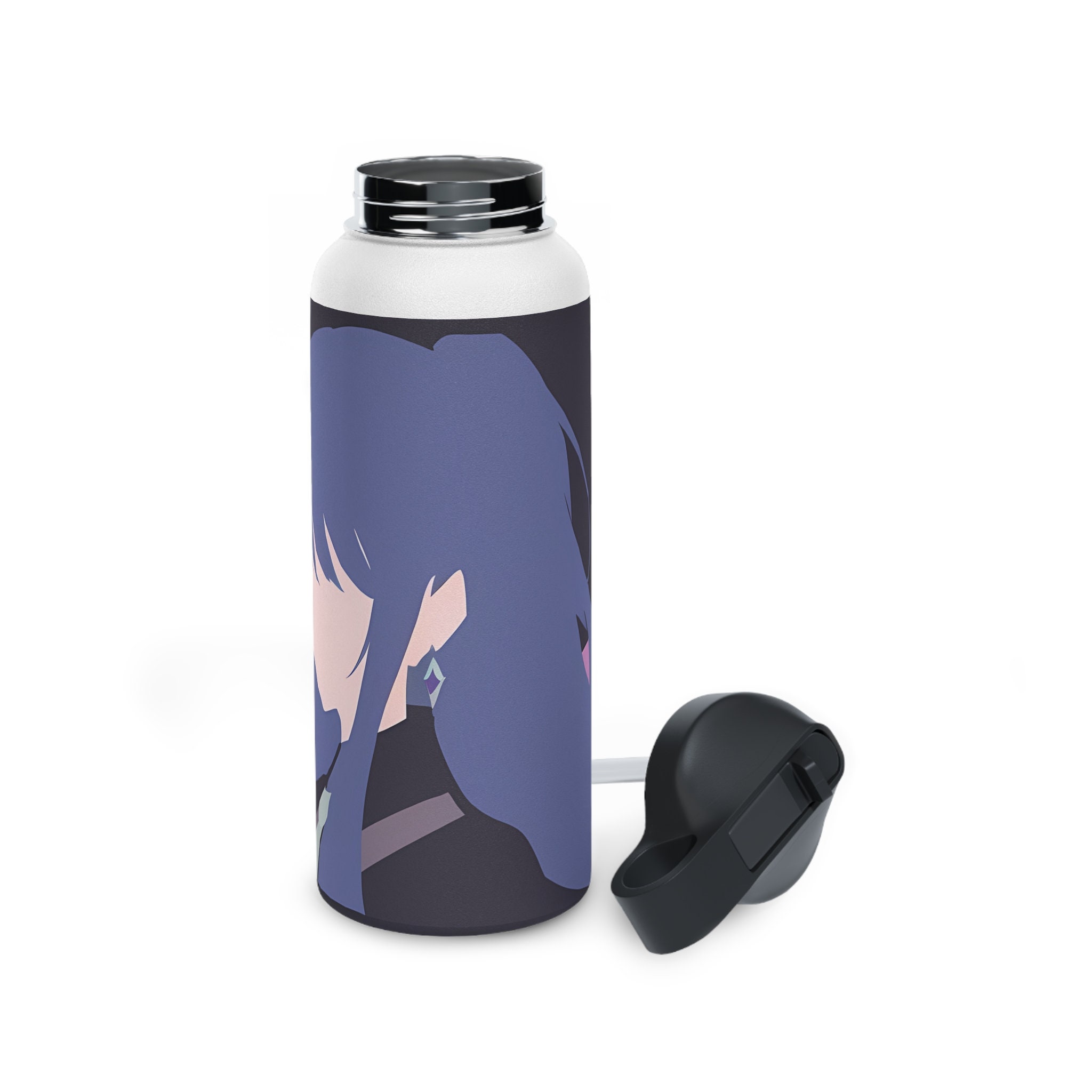 Anime Water Bottle | Minimalist Anime Water Bottle | Kda Stainless ...