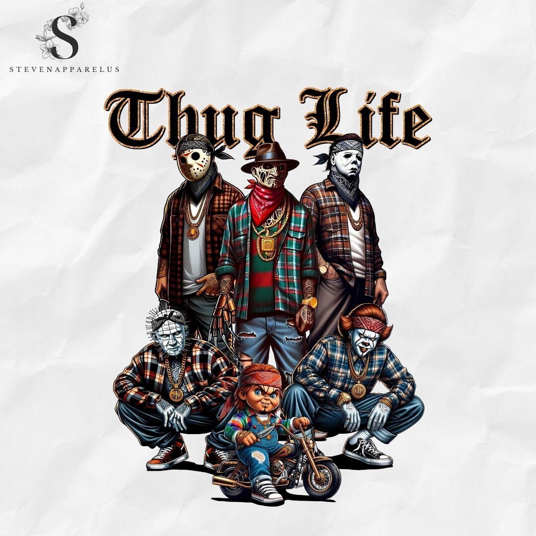 Thug Life Horror Movie Png, Friends Horror Characters Png, Horror Movie ...