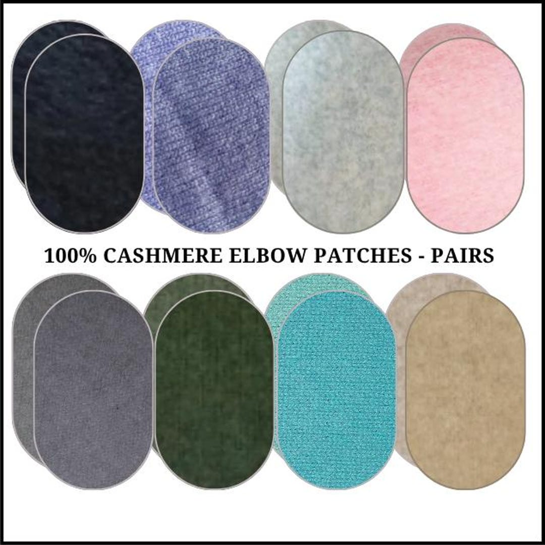 Elbow Patches Cashmere Pairs - Sew on Elbow Patches for Sweater ...