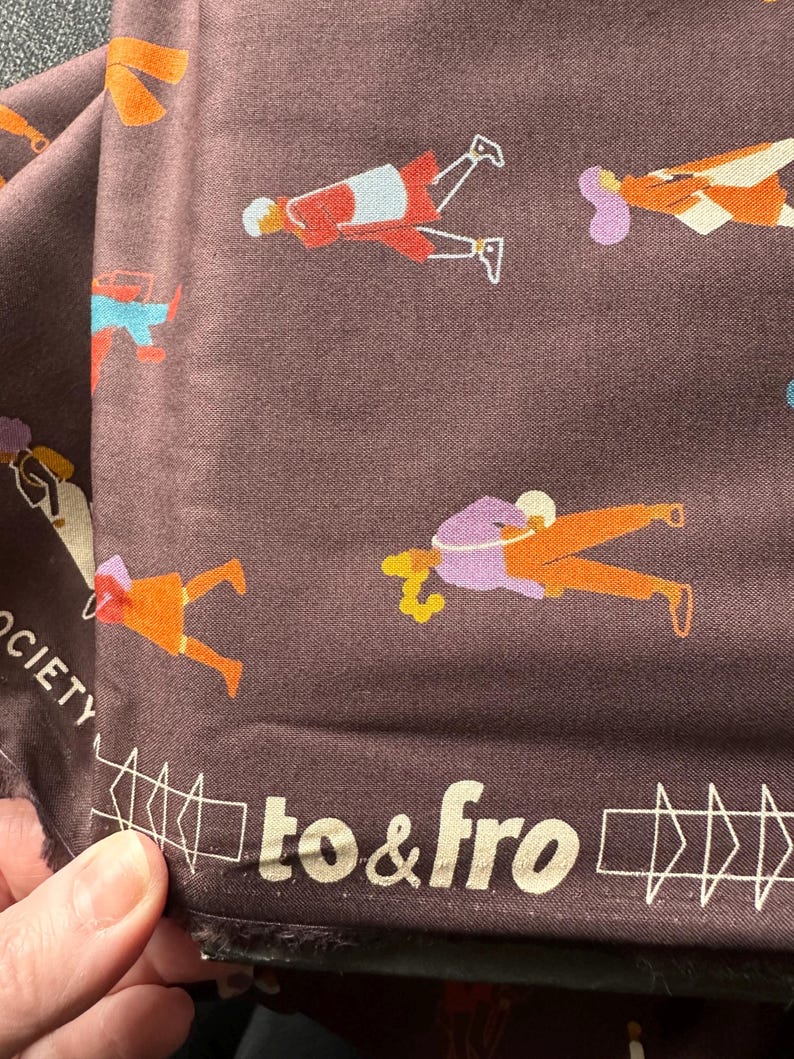 Ruby Star Society to & Fro Fabric: People Pattern, Quilting Cotton ...