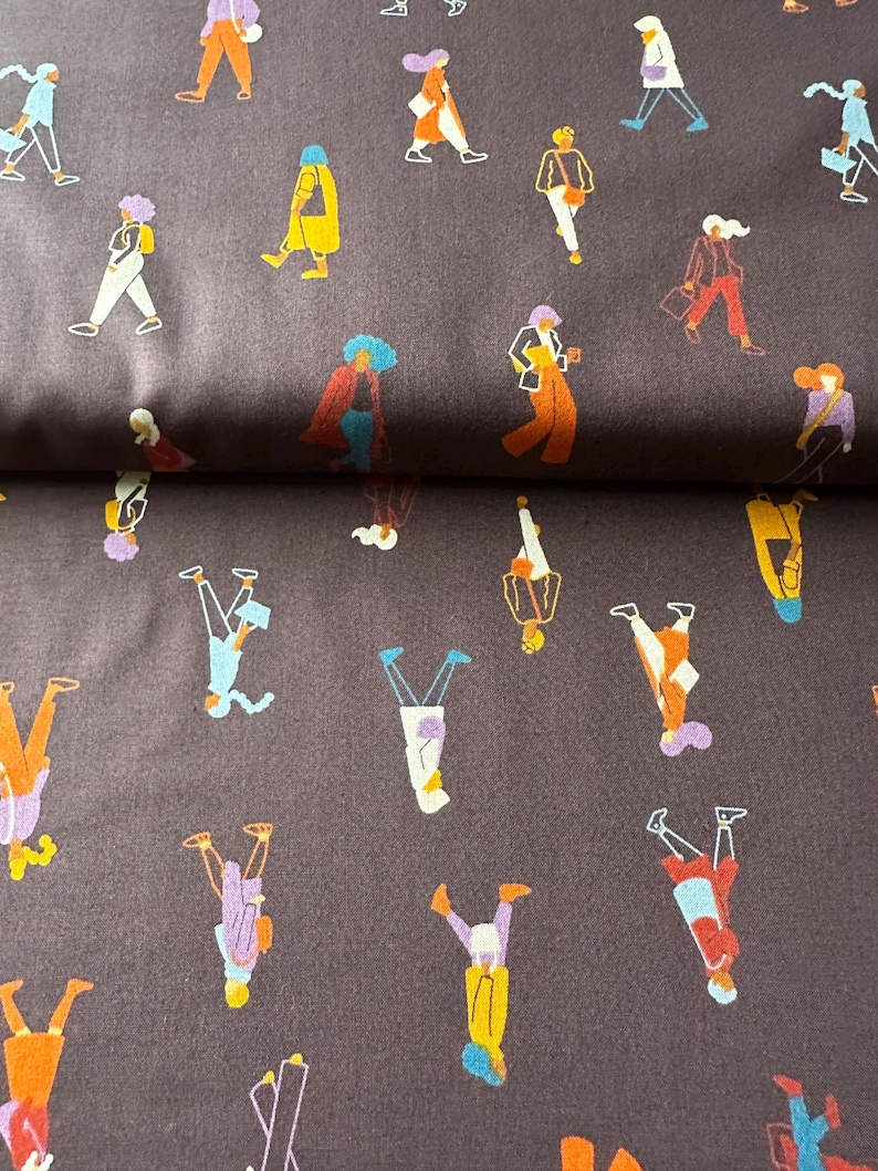 Ruby Star Society to & Fro Fabric: People Pattern, Quilting Cotton ...