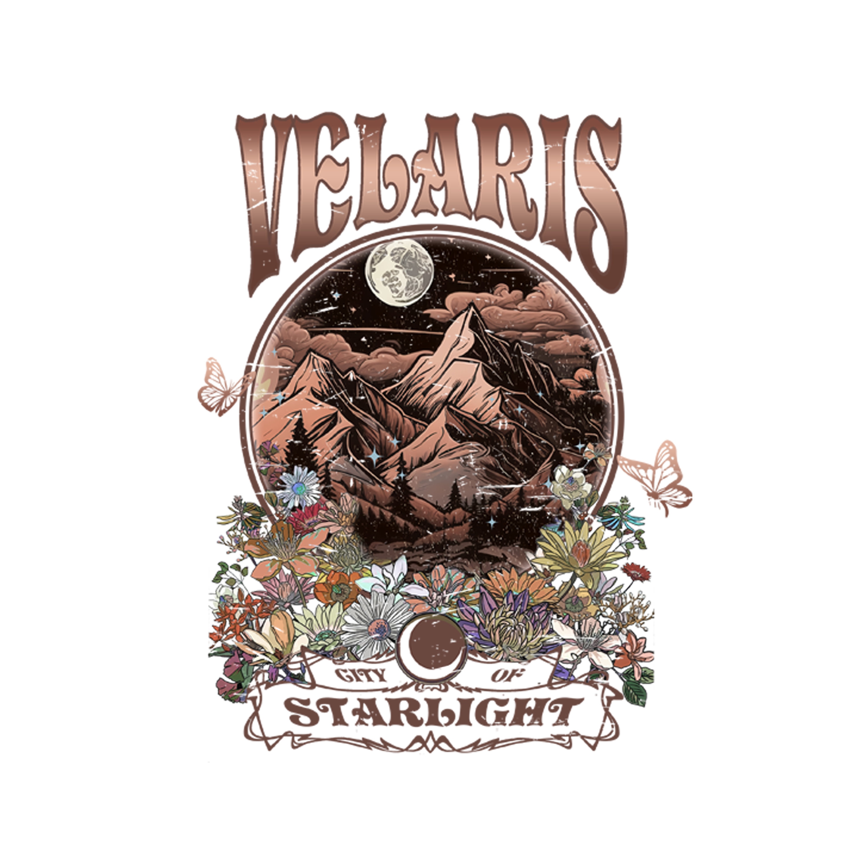 Velaris Sticker, Retro Velaris Presley Vinyl Sticker, Cute Vintage ...