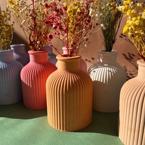 Concrete Mini Vase | Minimalist Scandinavian Design | Hygge Home Decor ...