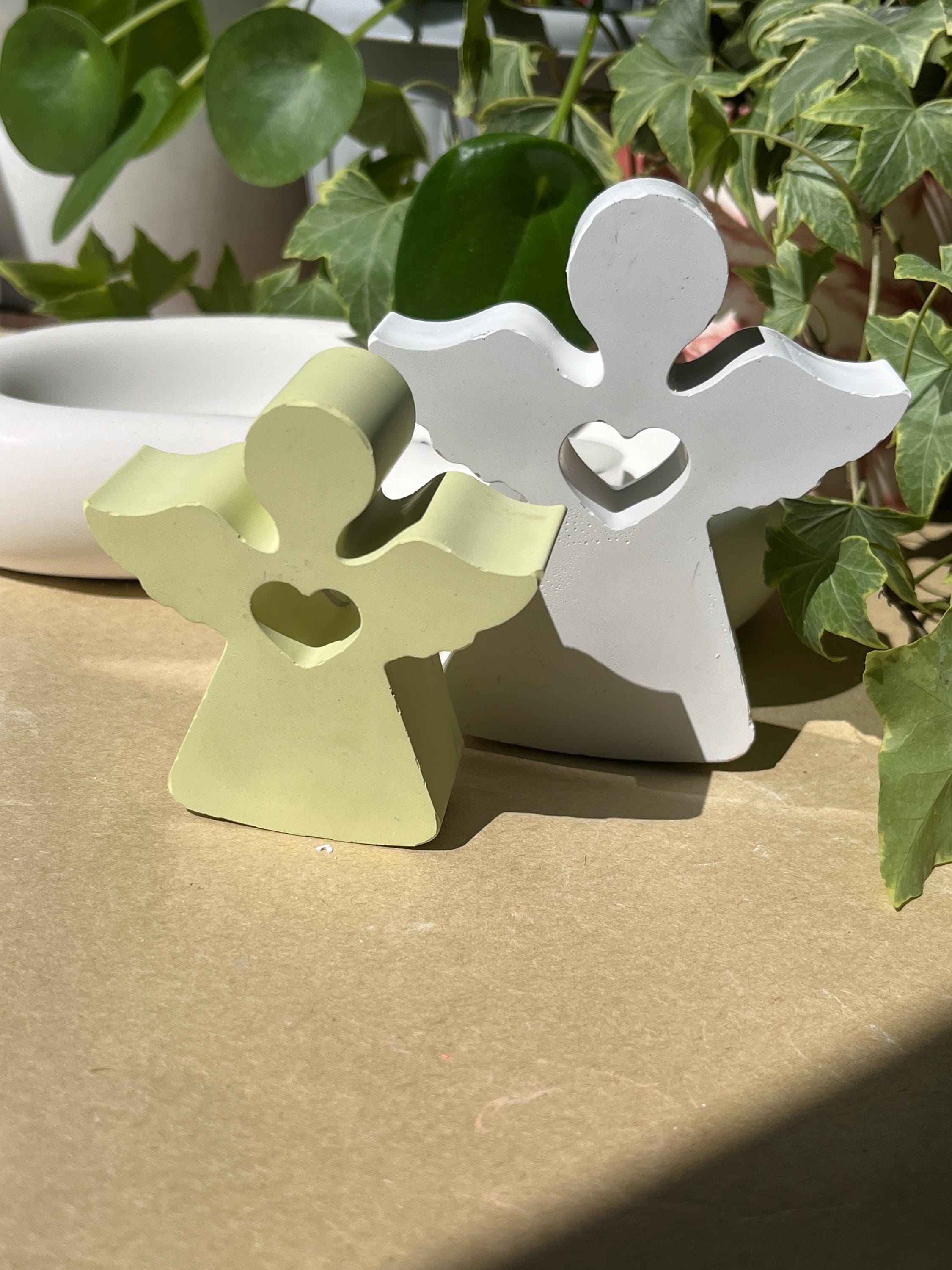 Angel Family Heart Angel Wings Mother With Baby Elegant Home Decor ...