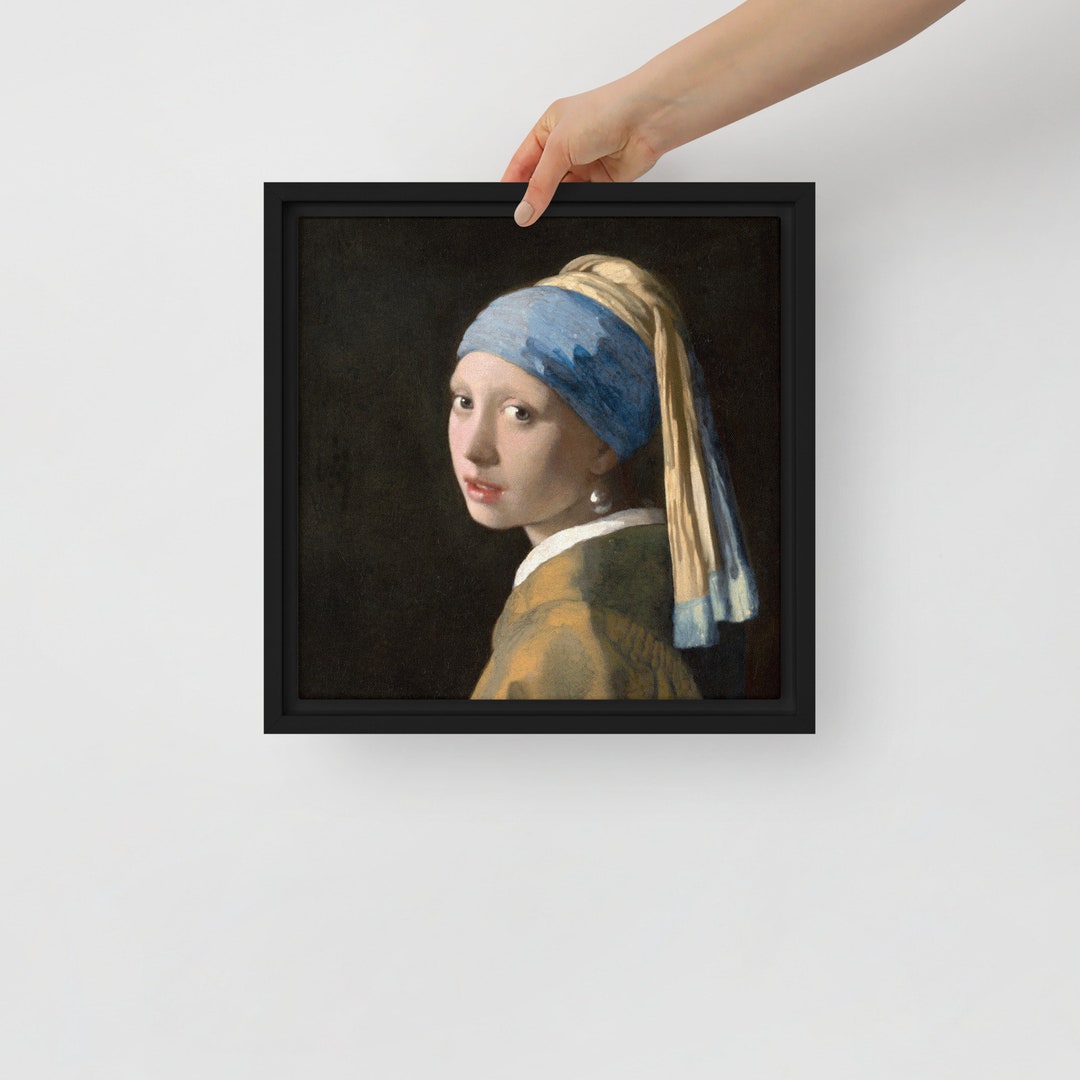Johannes Vermeers Girl With a Pearl Earring ca. 1665 Famous - Etsy
