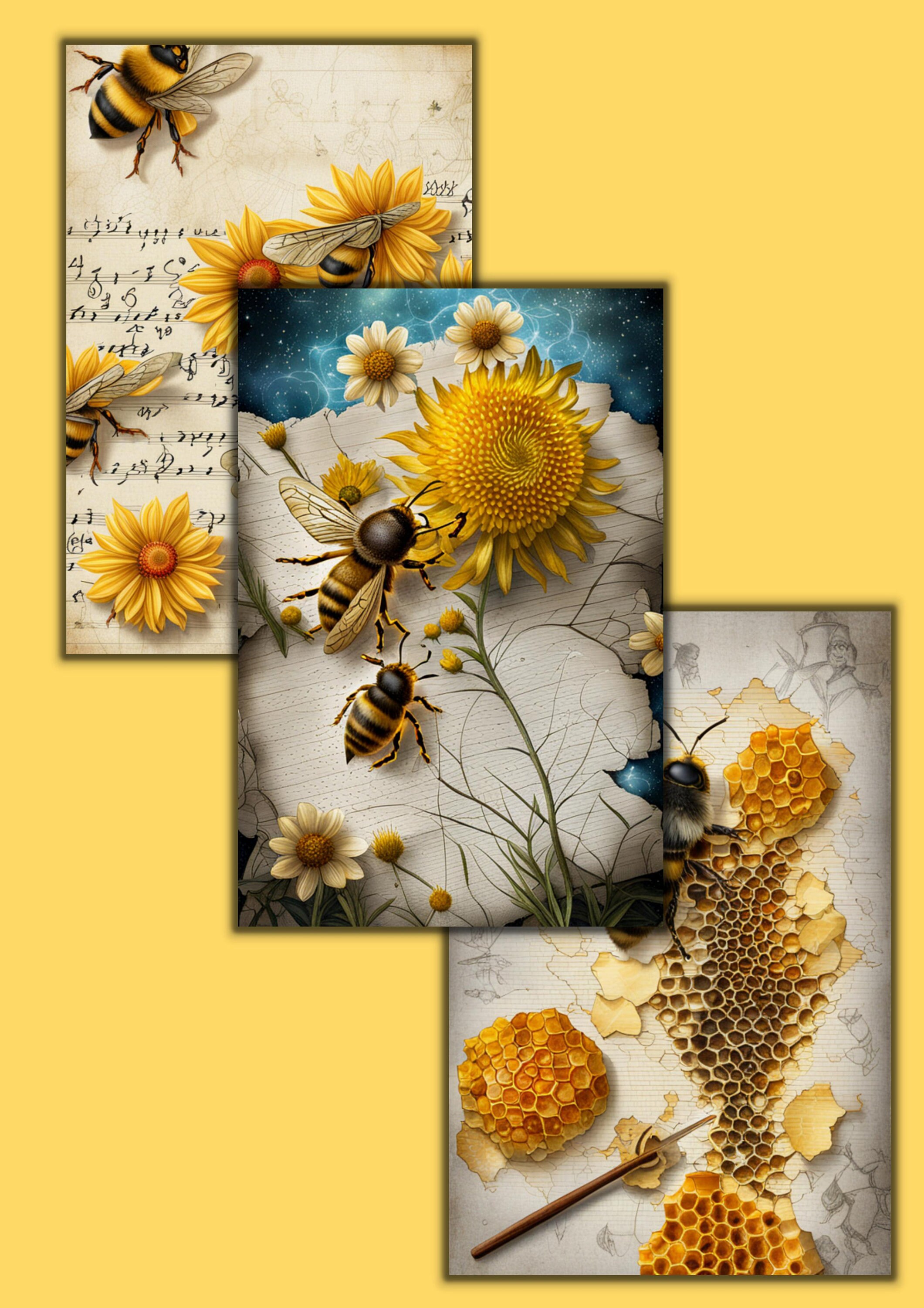 Busy Bee, Junk Journal Kit, Beekeeper, Bees, Vintage, Hive, Junk ...