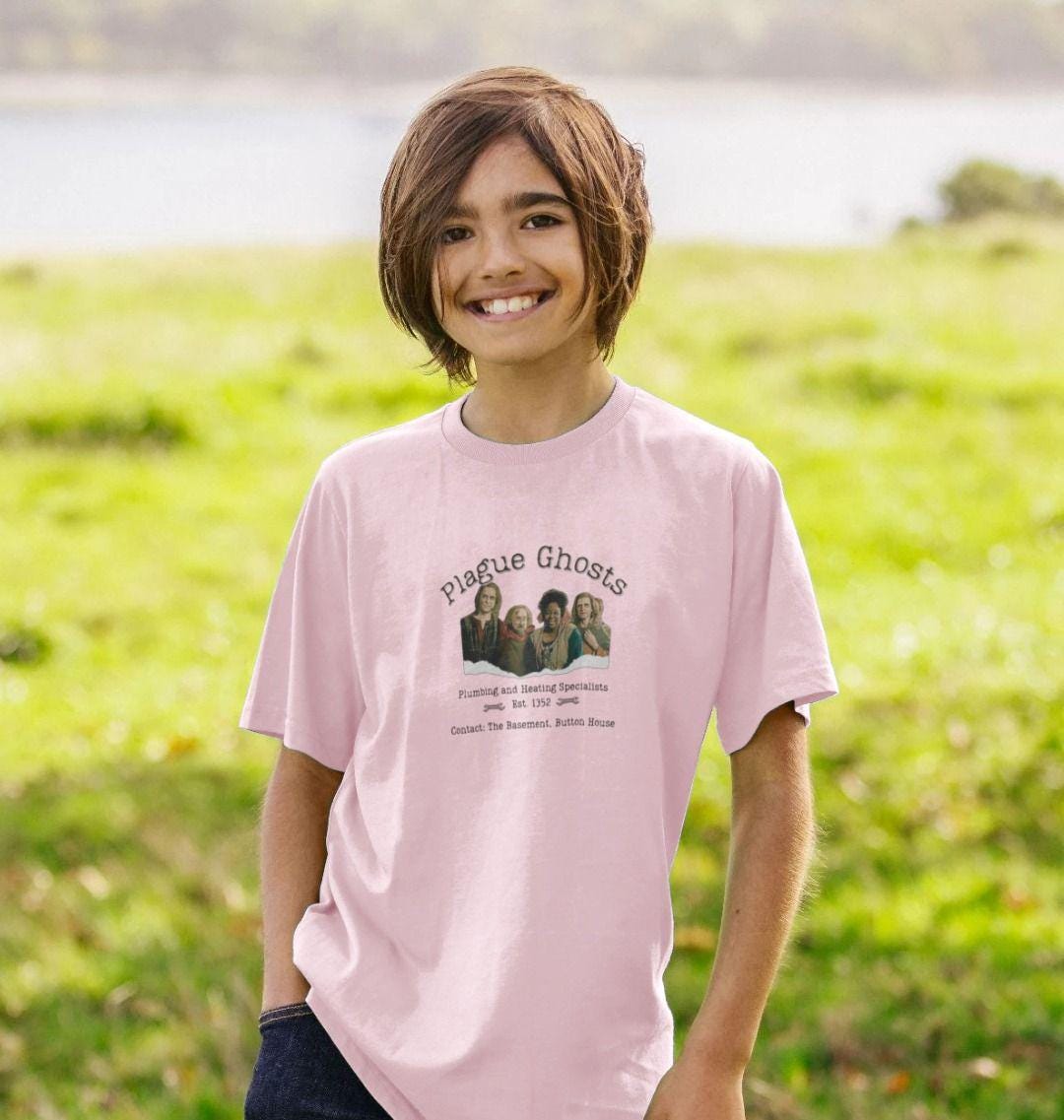 BBC Ghosts Inspired Kids Tee - Plague Ghosts - Etsy
