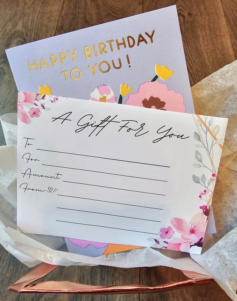 Editable Gift Certificate Template, DIY Printable Gift Voucher ...