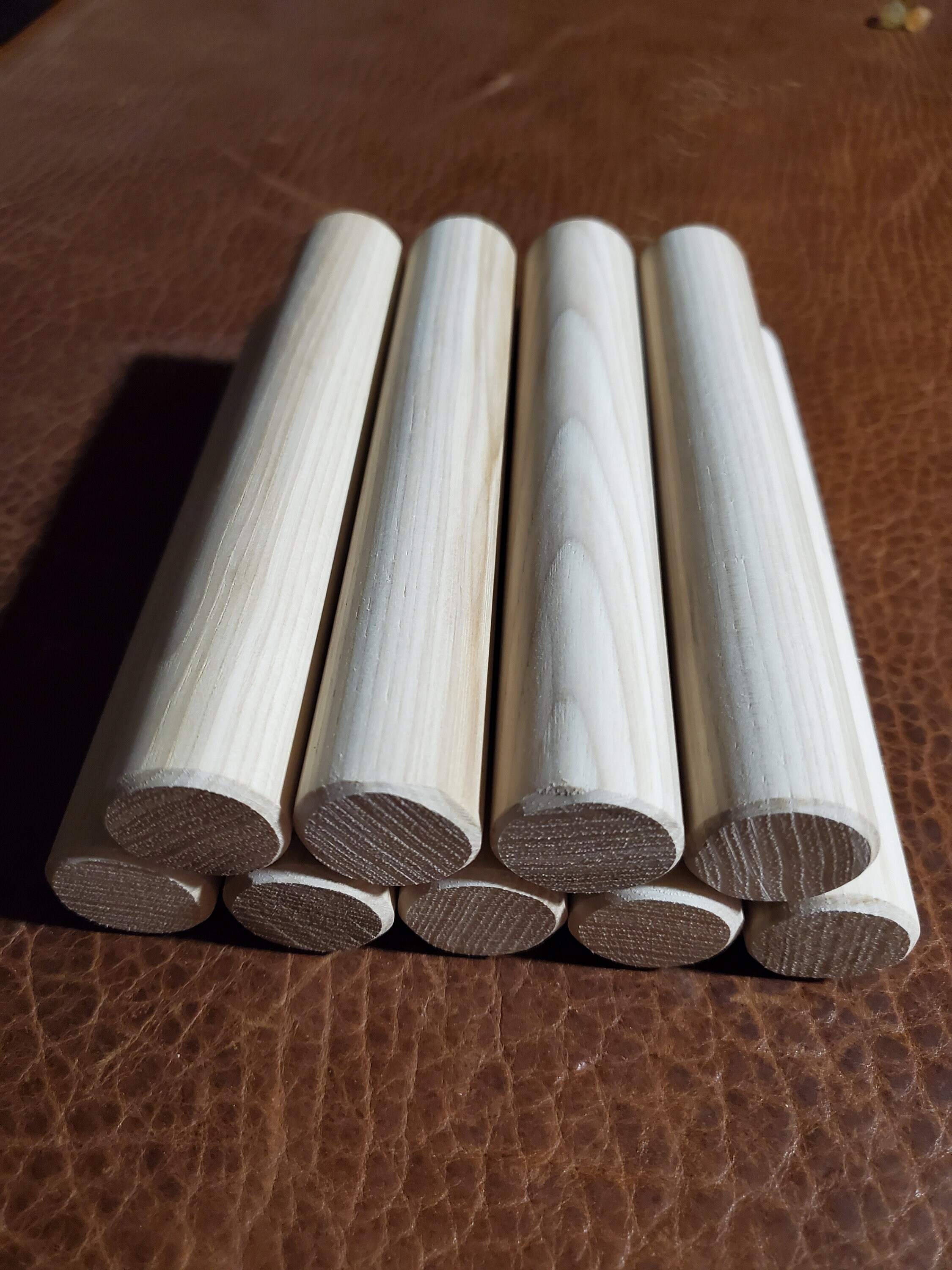 Hickory Hardwood Dowel Rods Lot of 10 Pieces 7/8 In. X 6 In. Length - Etsy