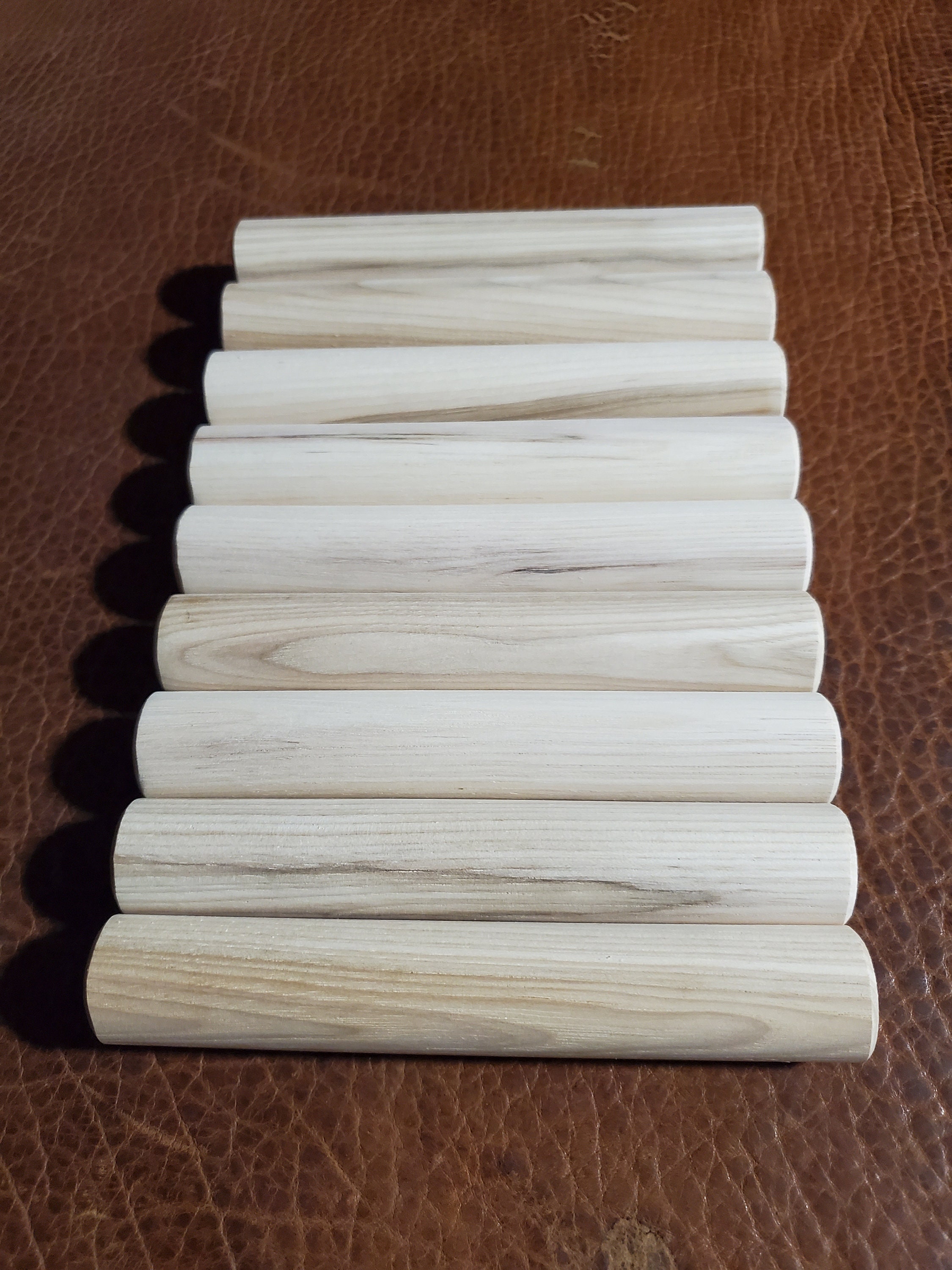 Hickory Hardwood Dowel Rods Lot of 10 Pieces 7/8 In. X 6 In. Length - Etsy