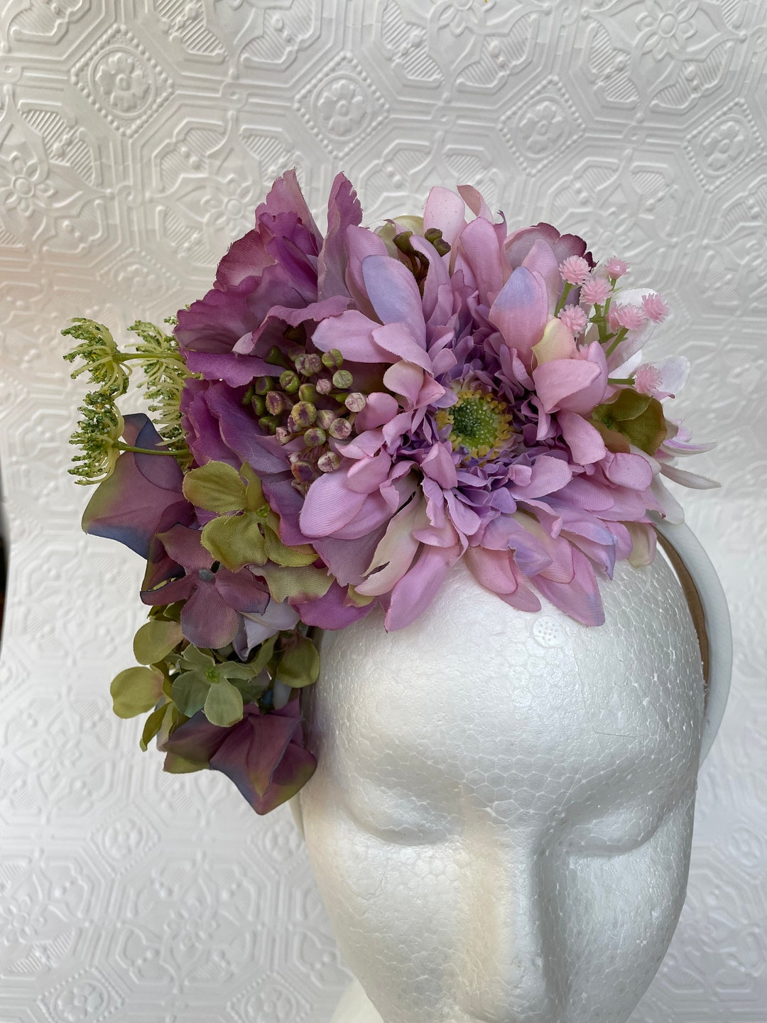 Floral Fascinator/headpiece - Etsy