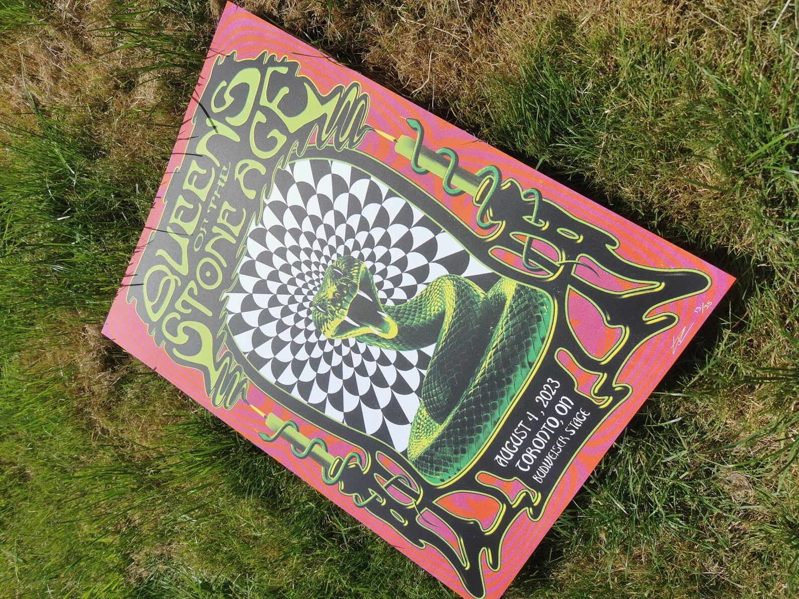 Queens of the Stone Age - Toronto 2023 Show Poster - Official Artist ...