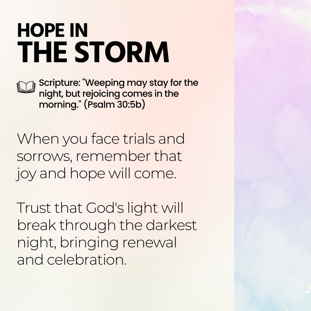 Church Social Media Canva Template Hope Devotional Bundle - Etsy