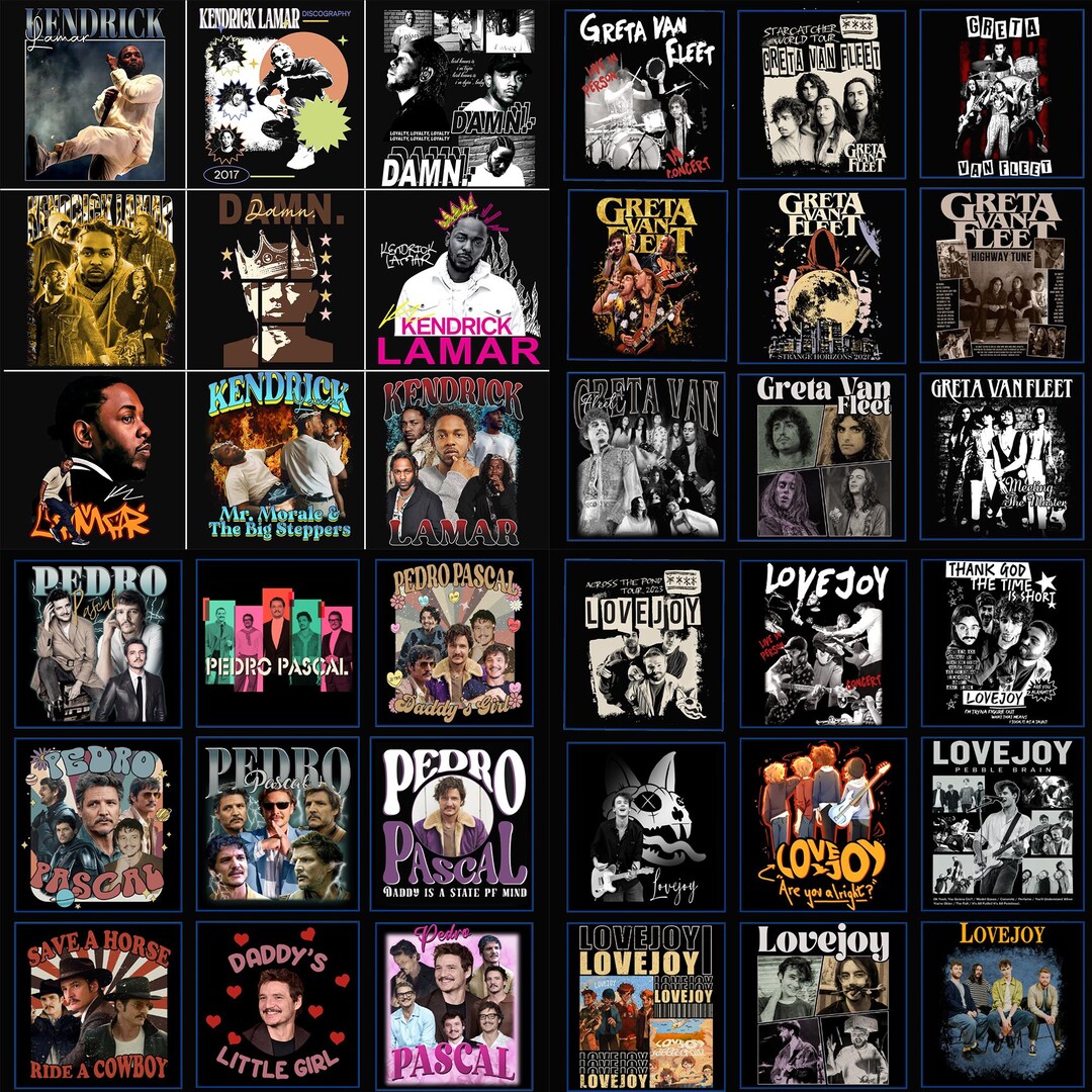 40 Bootleg Style Designs Mega Bundle, Hip Hop Design Bundle, T-shirt ...