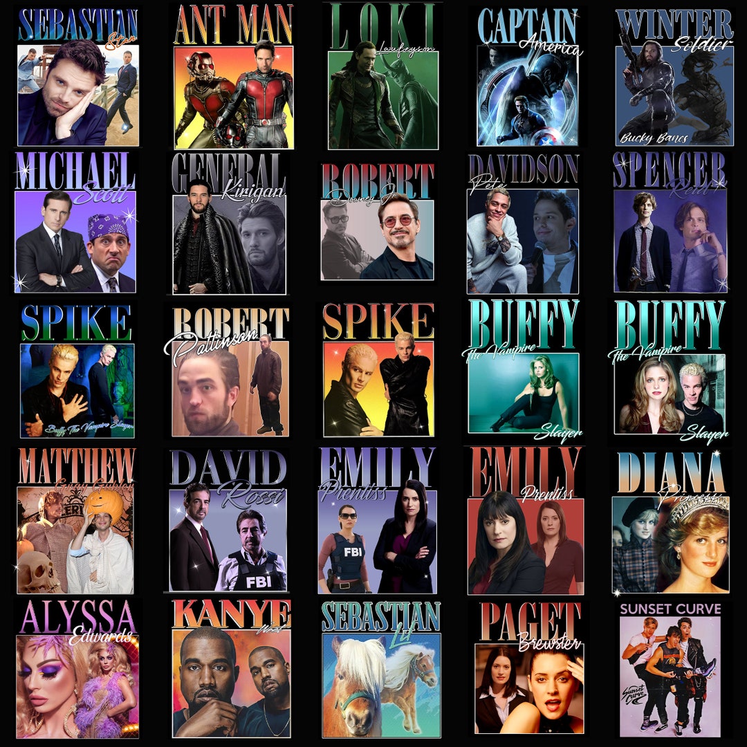 75 Bootleg Style Movie Designs PNG, Hip Hop Design Bundle, Vintage ...