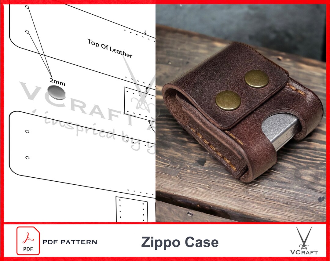 Zippo Case Pdf Pattern - Etsy Australia