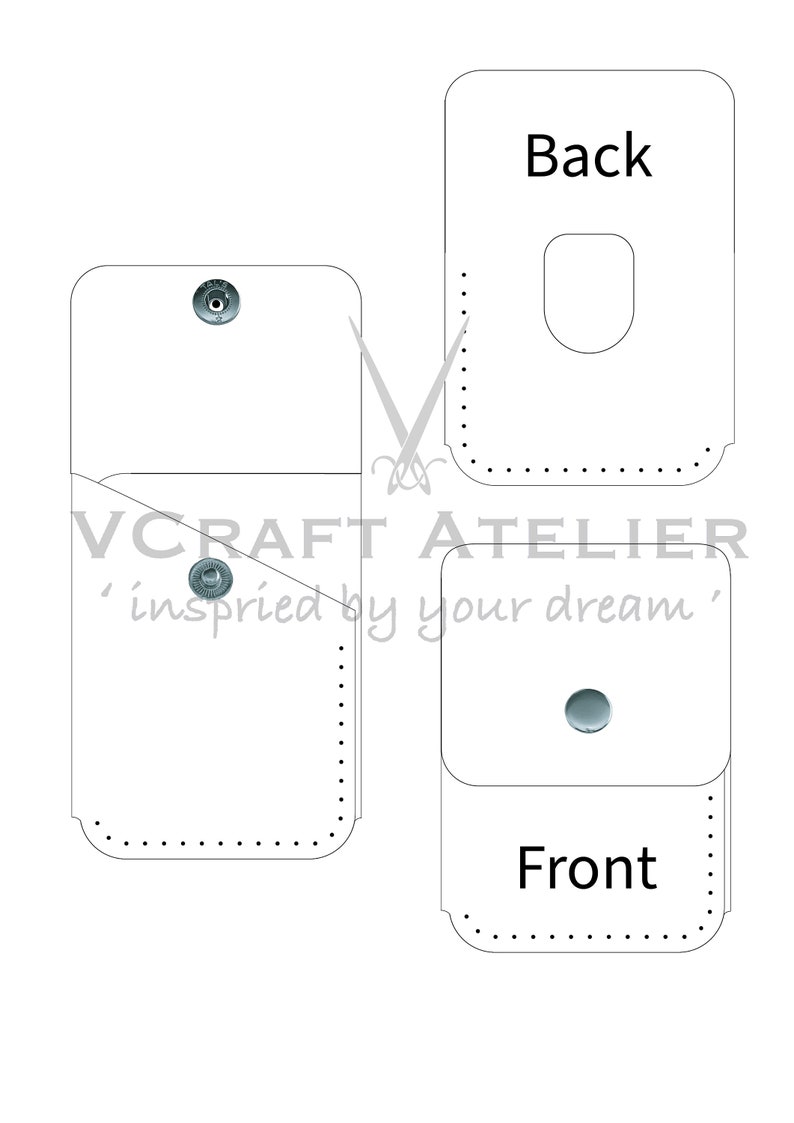 PDF Pattern of Mini Card Holder - Etsy