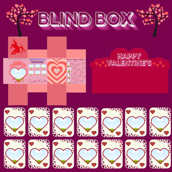 Blindbox Template - Etsy